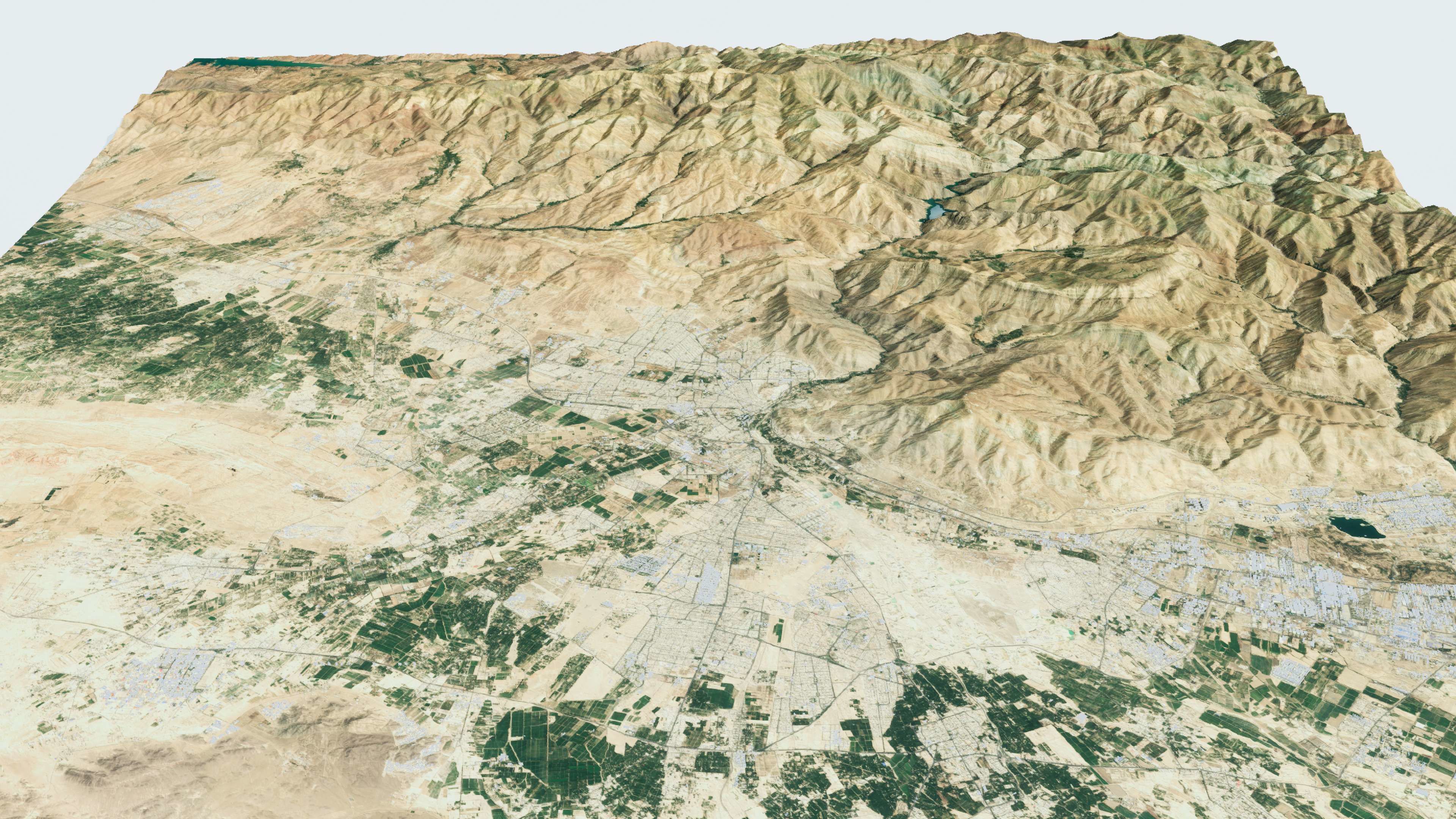 Karaj Iran City Landscape 3D Model 3D model | CGTrader