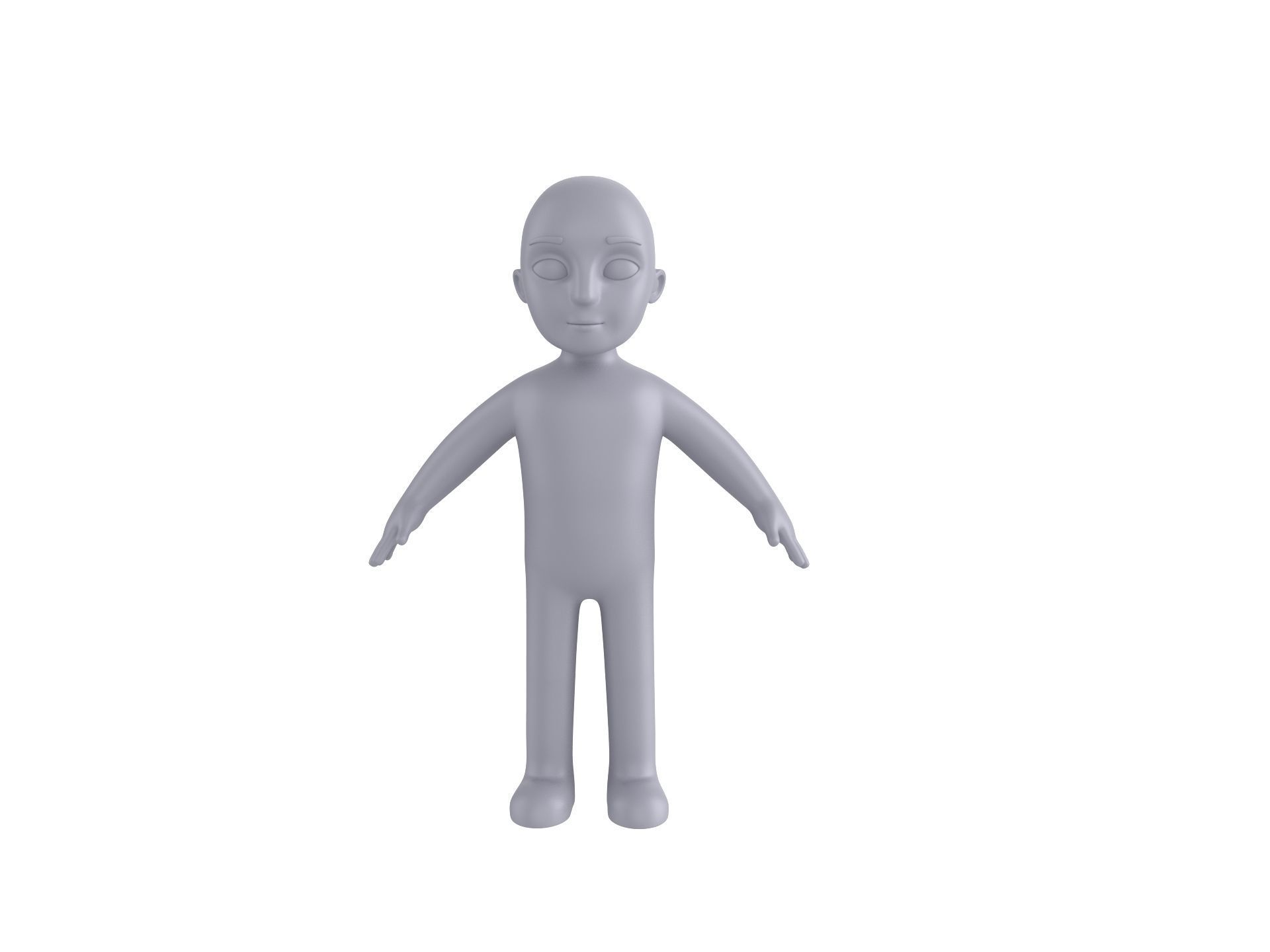 Character235 Boy Base Mesh 3D model | CGTrader