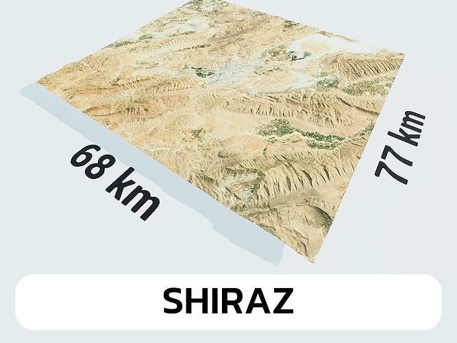 Shiraz Iran City Landscape 3D Model 3D model | CGTrader