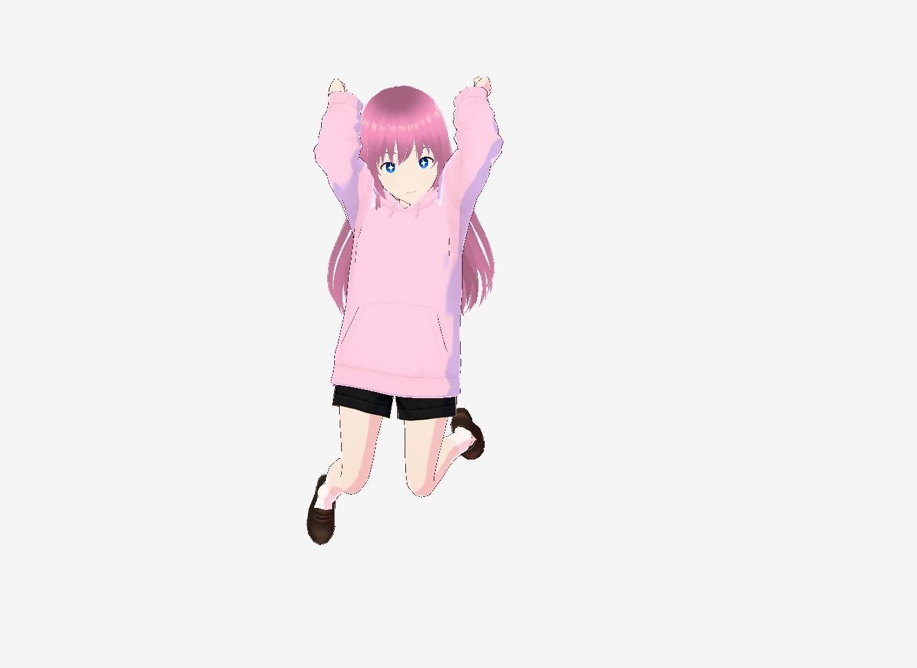3D model Bocchi the Rock Young VRChat Avatar 3D model VR / AR / low ...