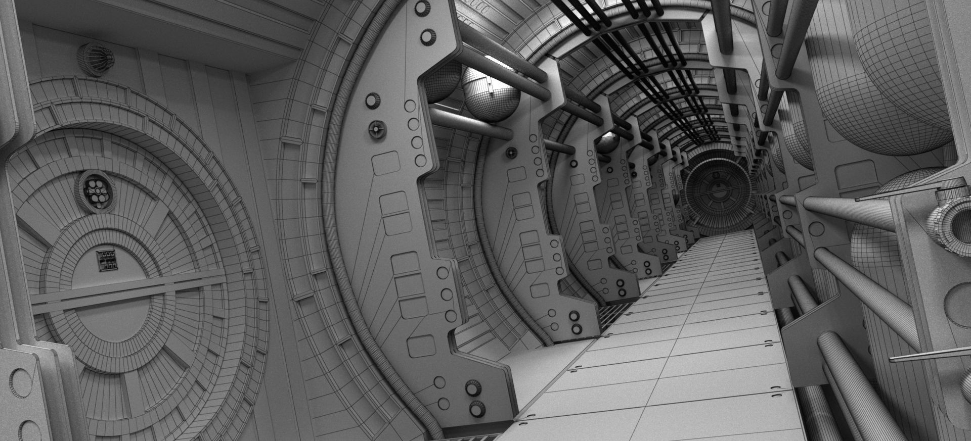 Star Wars Tantive IV Interior 3D model | CGTrader