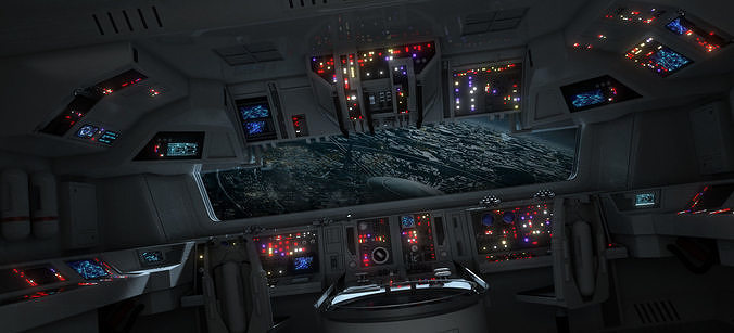 Star Wars Tantive IV Interior 3D model | CGTrader