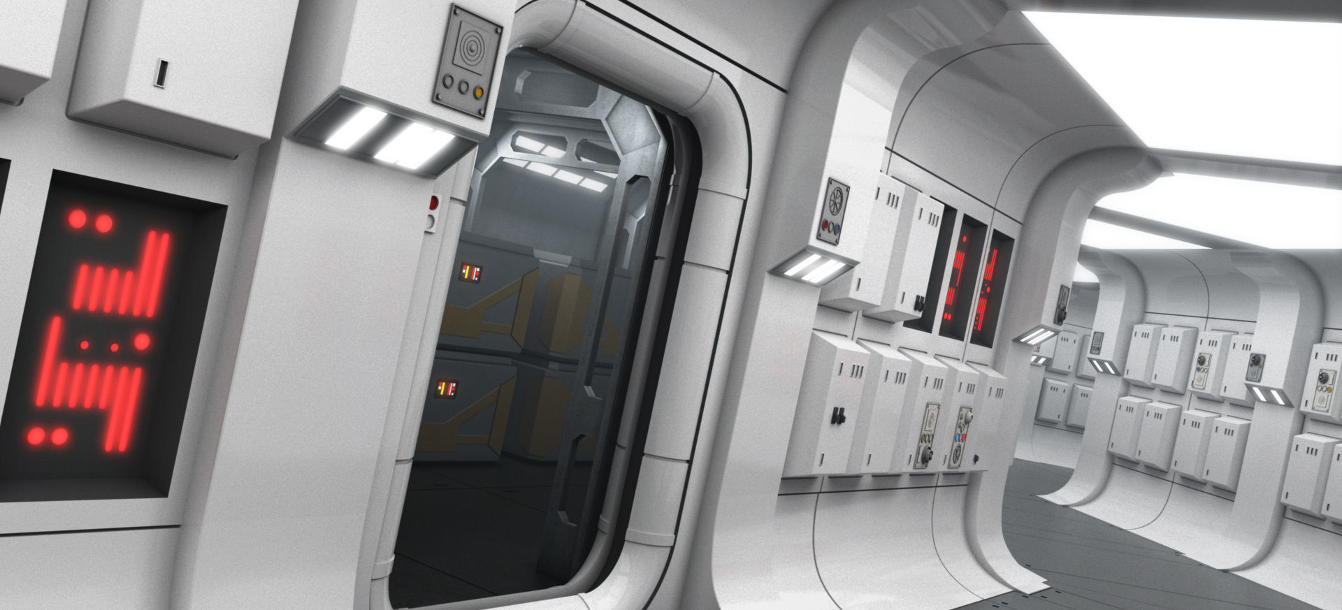 Star Wars Tantive IV Interior 3D model | CGTrader