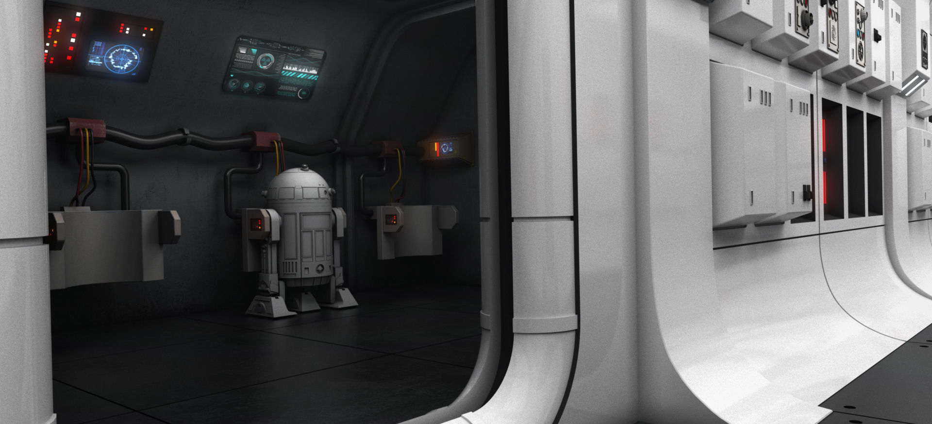 Star Wars Tantive IV Interior 3D model | CGTrader