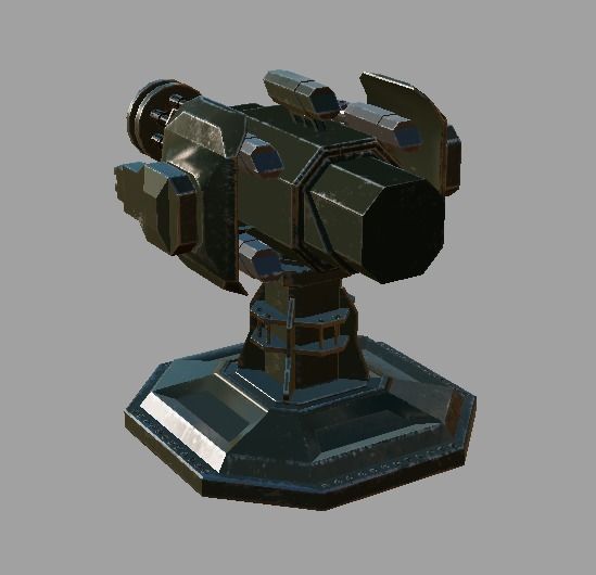 Tower defense Turret for Tower Defense style games 3D model | CGTrader