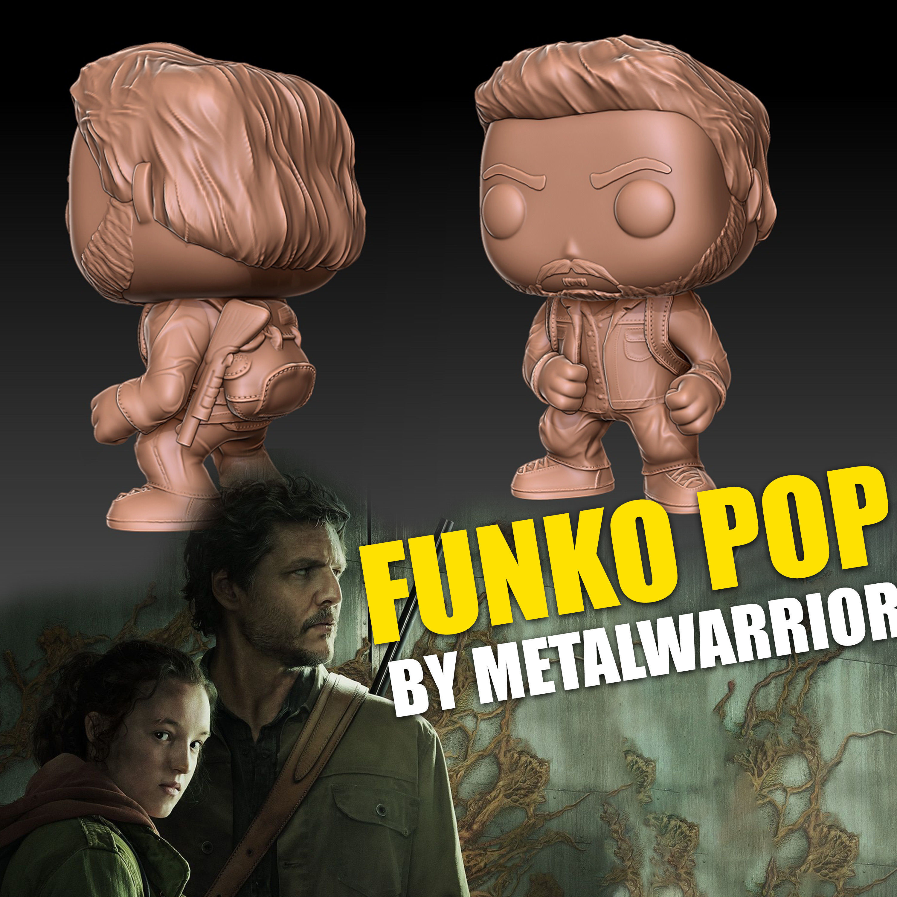 THE LAST OF US HBO - JOEL - PEDRO PASCAL - FUNKO POP 3D model 3D ...