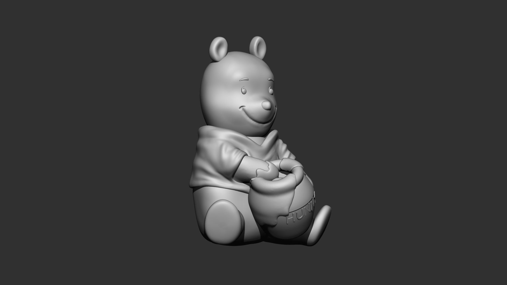 pooh Winnie the Pooh teddy bear 3D model | CGTrader