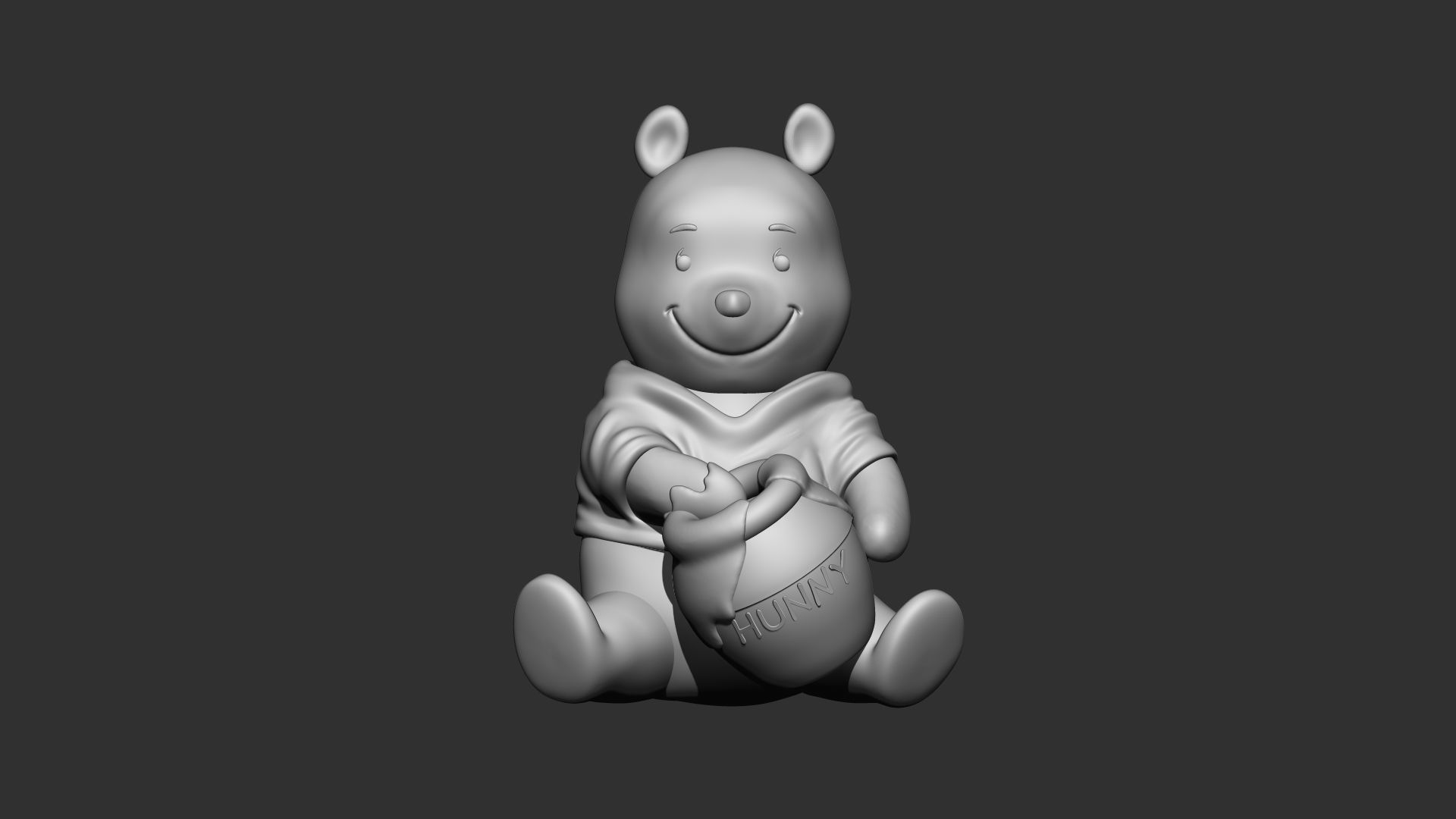 pooh Winnie the Pooh teddy bear 3D model | CGTrader