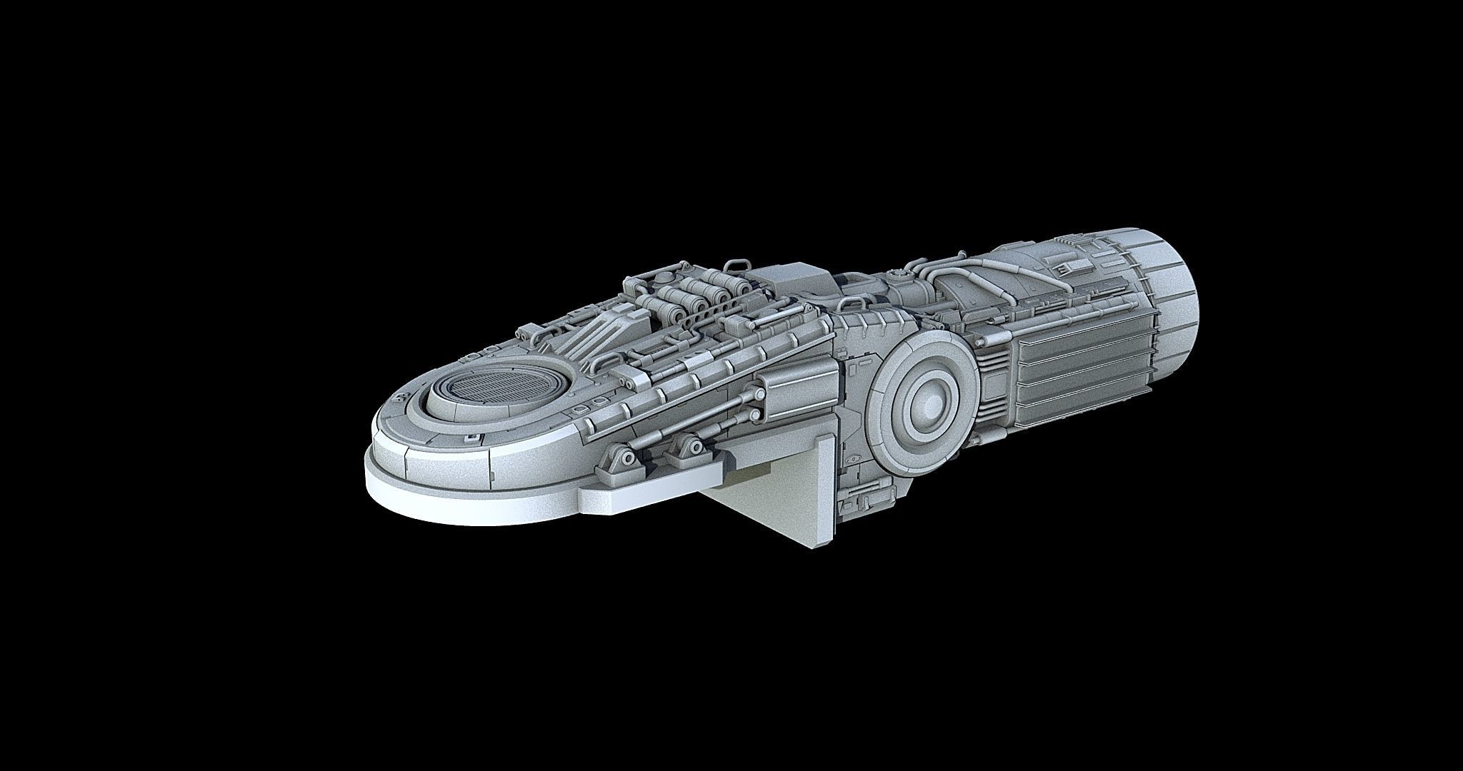 Sci-Fi Engine Pack 3D model | CGTrader