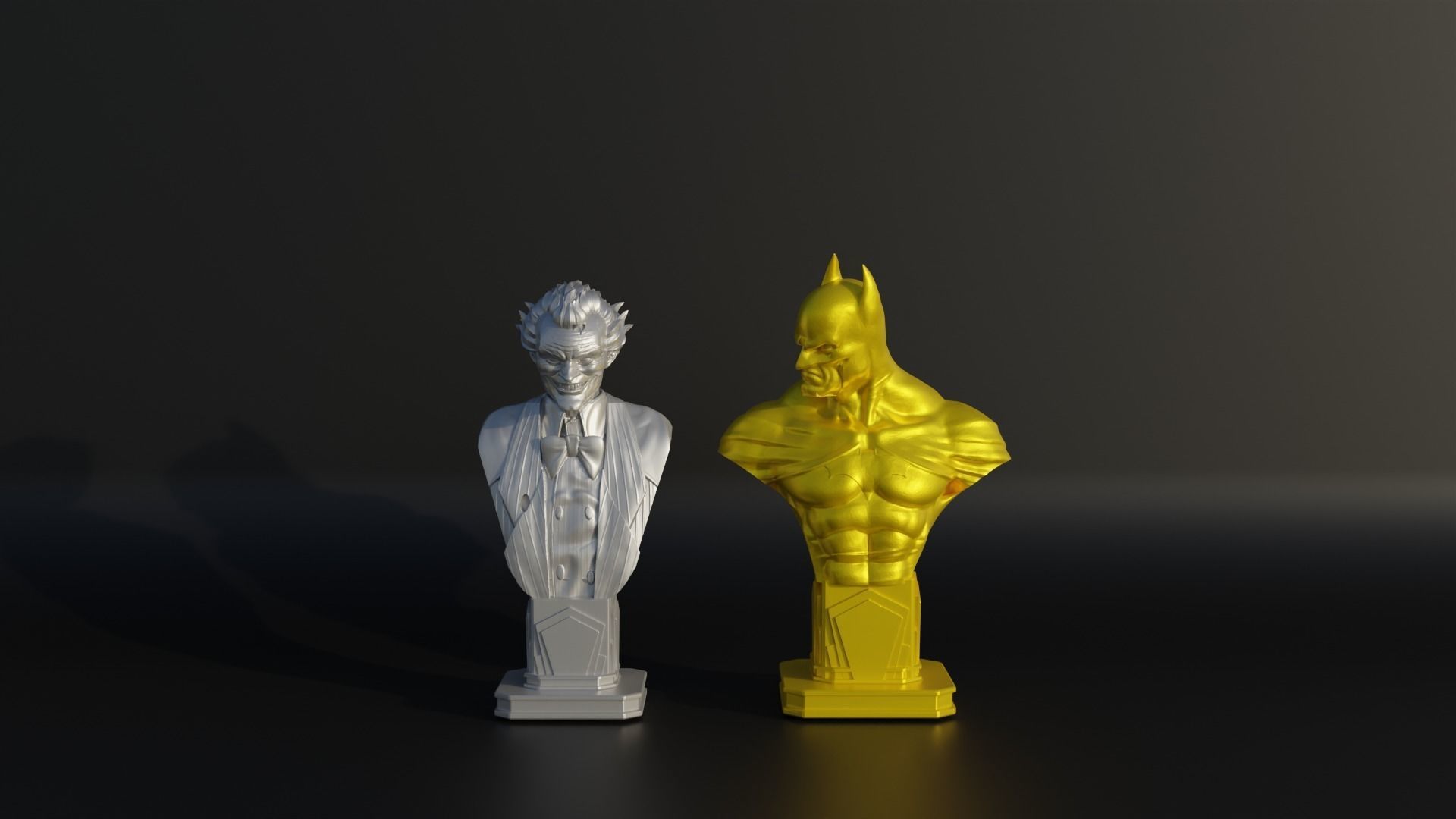 Batman Versus Joker Figure Chess Set - 12 Different Superhero 3D model ...