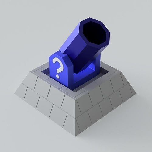 Cannon Super Mario 64 3D model 3D printable | CGTrader