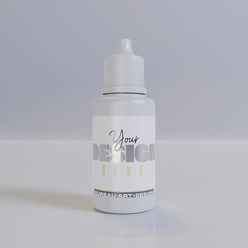 25g Standard Plastic Bottle 3D model | CGTrader
