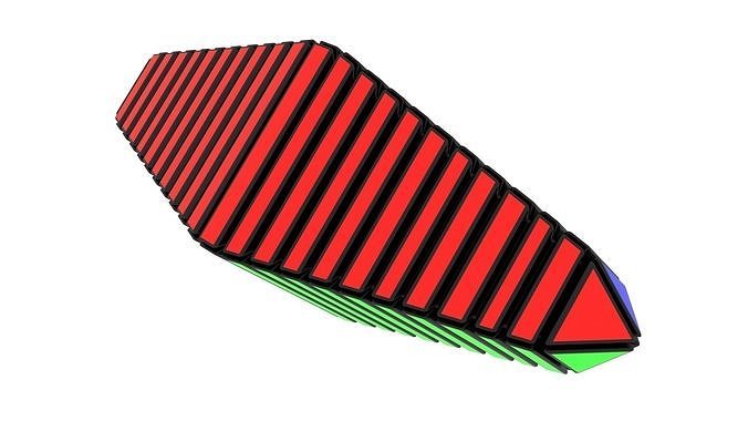 Overlap Cube 3D model | CGTrader