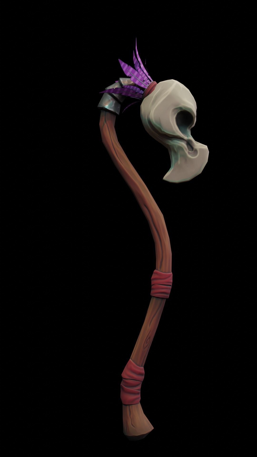 3D model Stylized Scepter VR / AR / low-poly | CGTrader