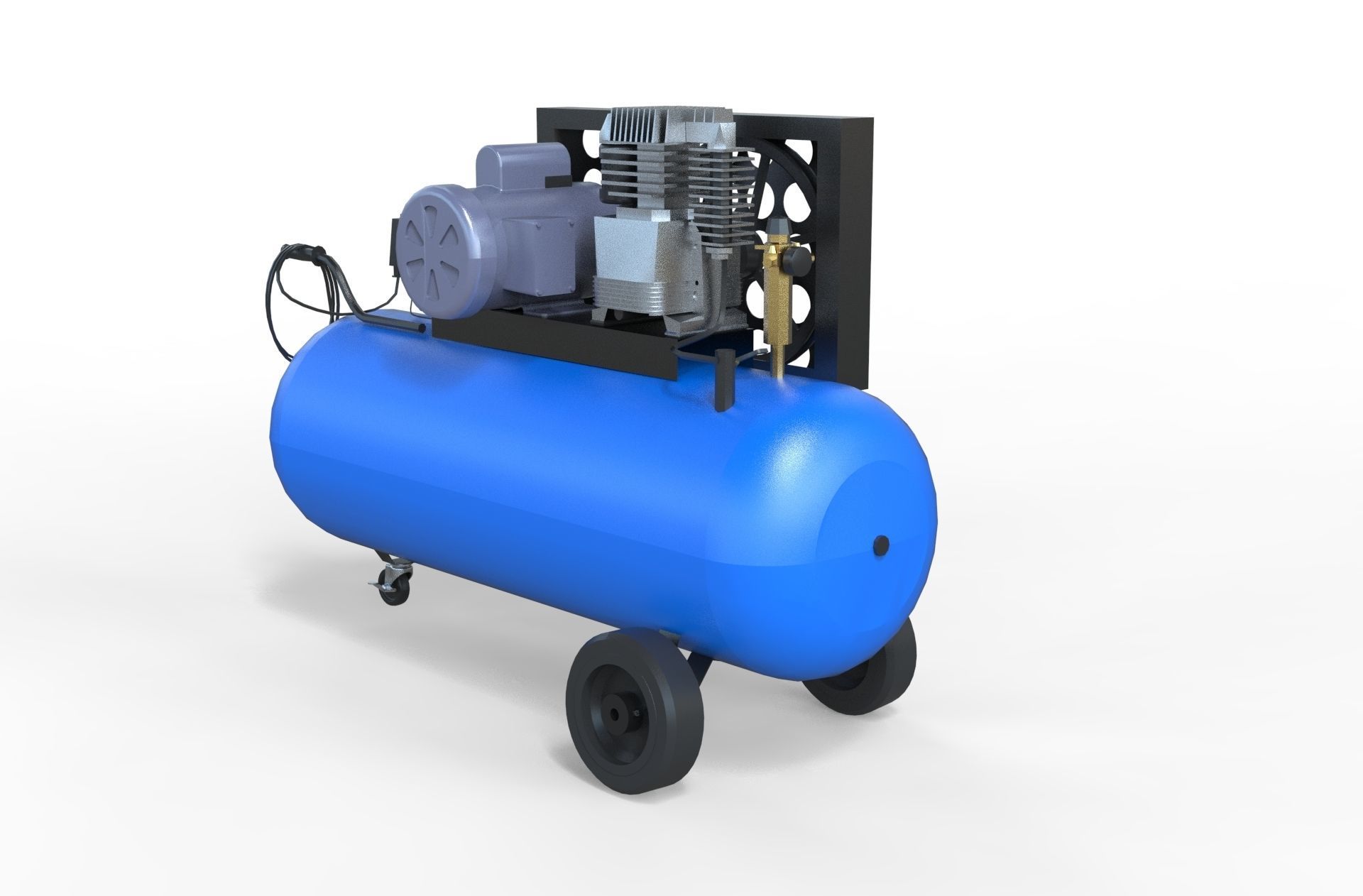 Air Compressor 3D model 3D model | CGTrader