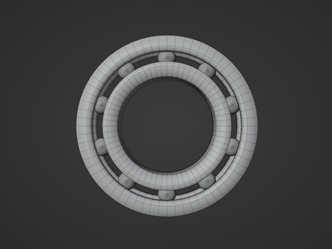 3D model Ball Bearing - 3D printable VR / AR / low-poly | CGTrader