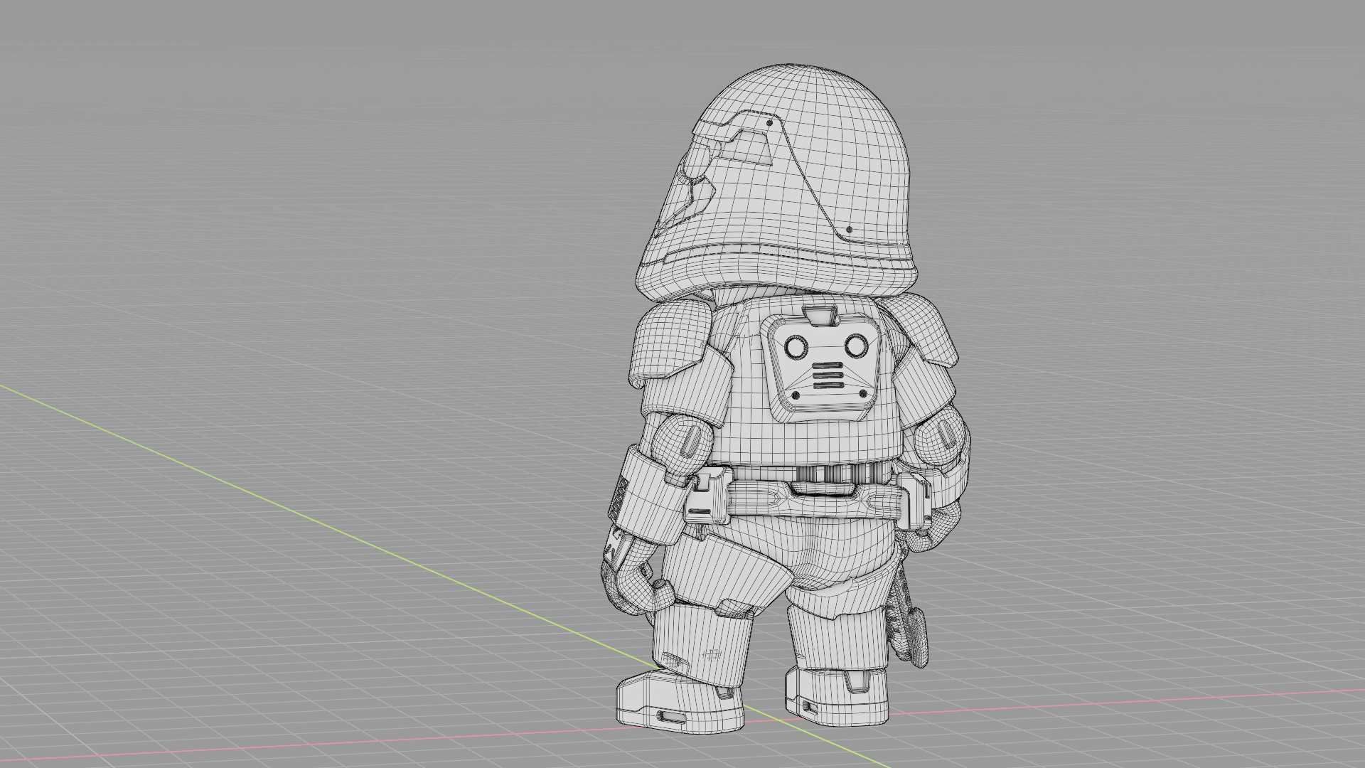 IMPERIAL TOON TROOPER RIGGED 3D model rigged | CGTrader