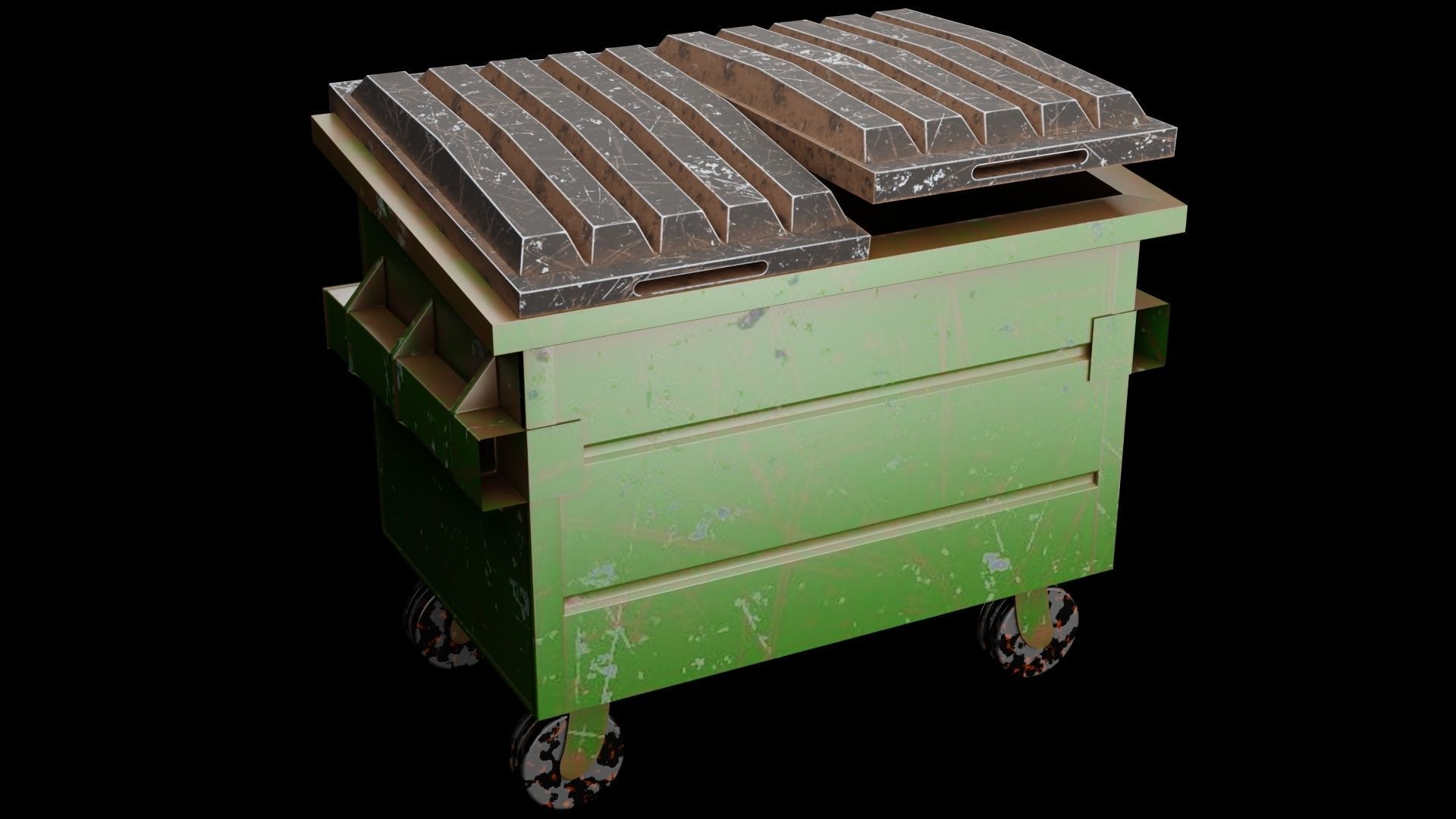 trash can free 3D model | CGTrader