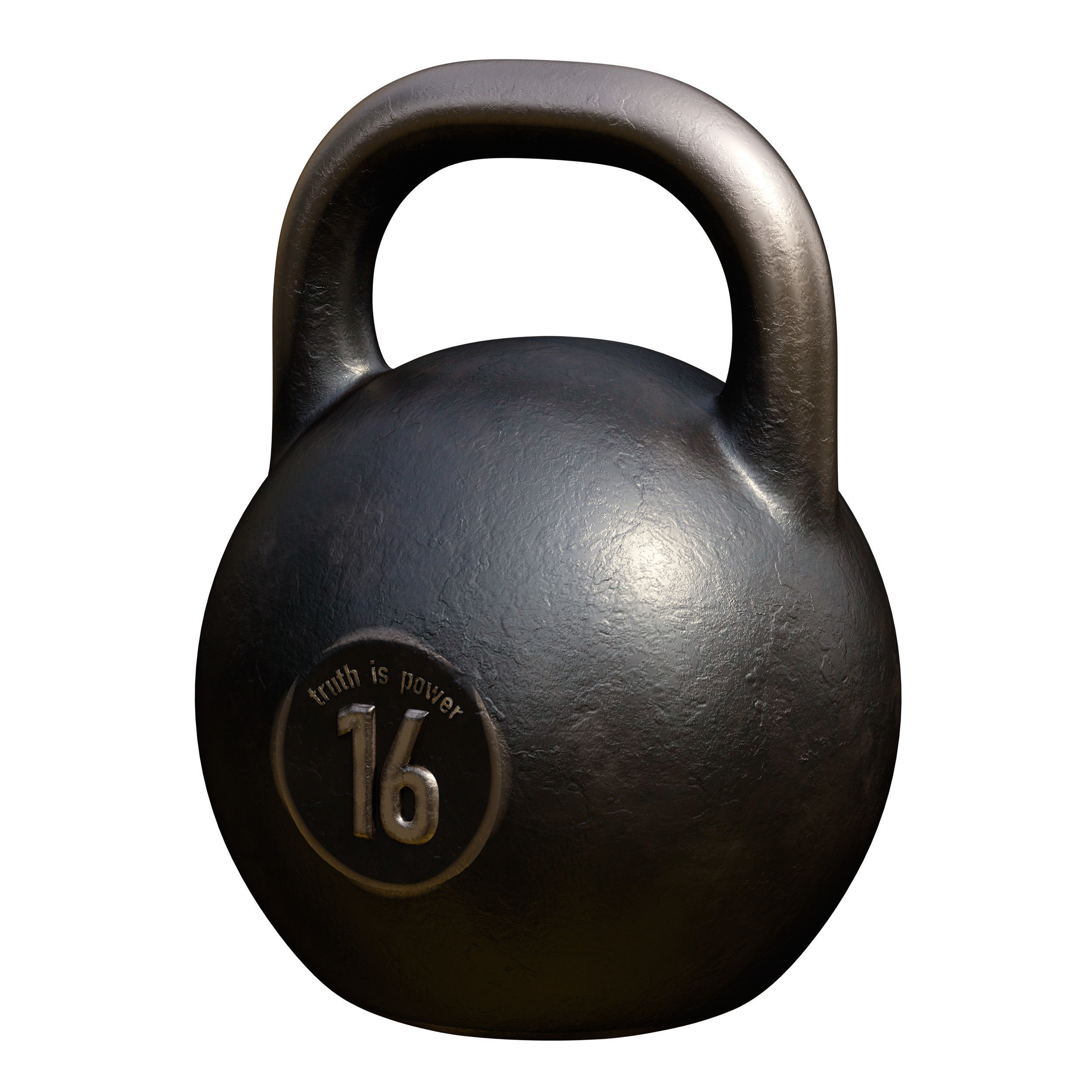 Cast iron weights with numbers - set 3D model | CGTrader