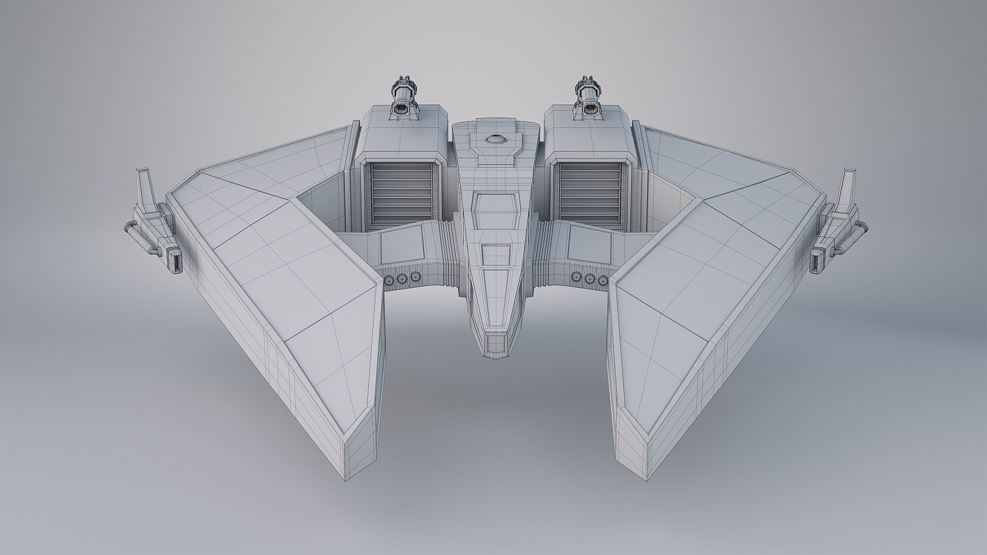 Star Fighter Spaceship 3D model | CGTrader