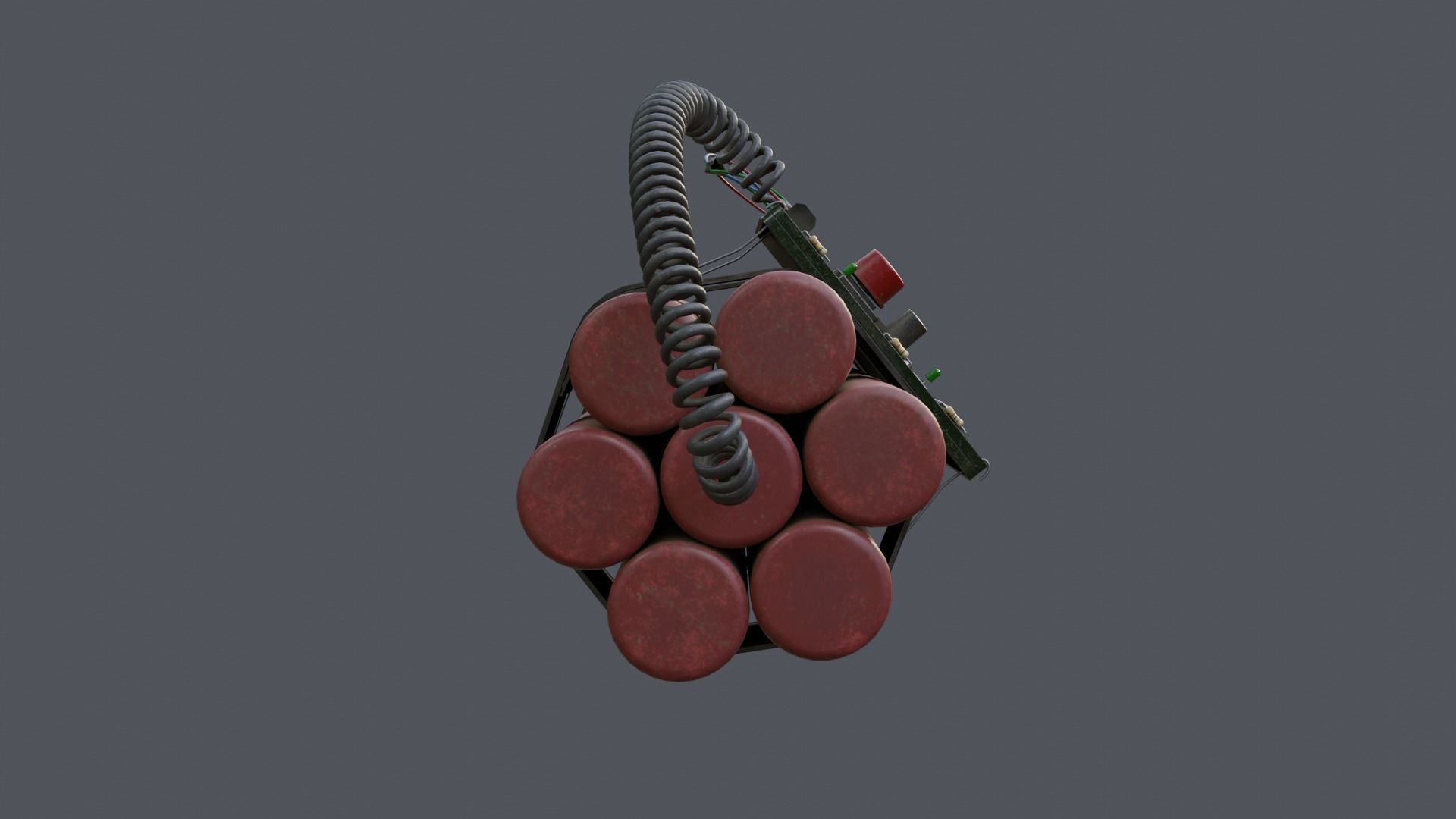 3D model Time Bomb VR / AR / low-poly | CGTrader