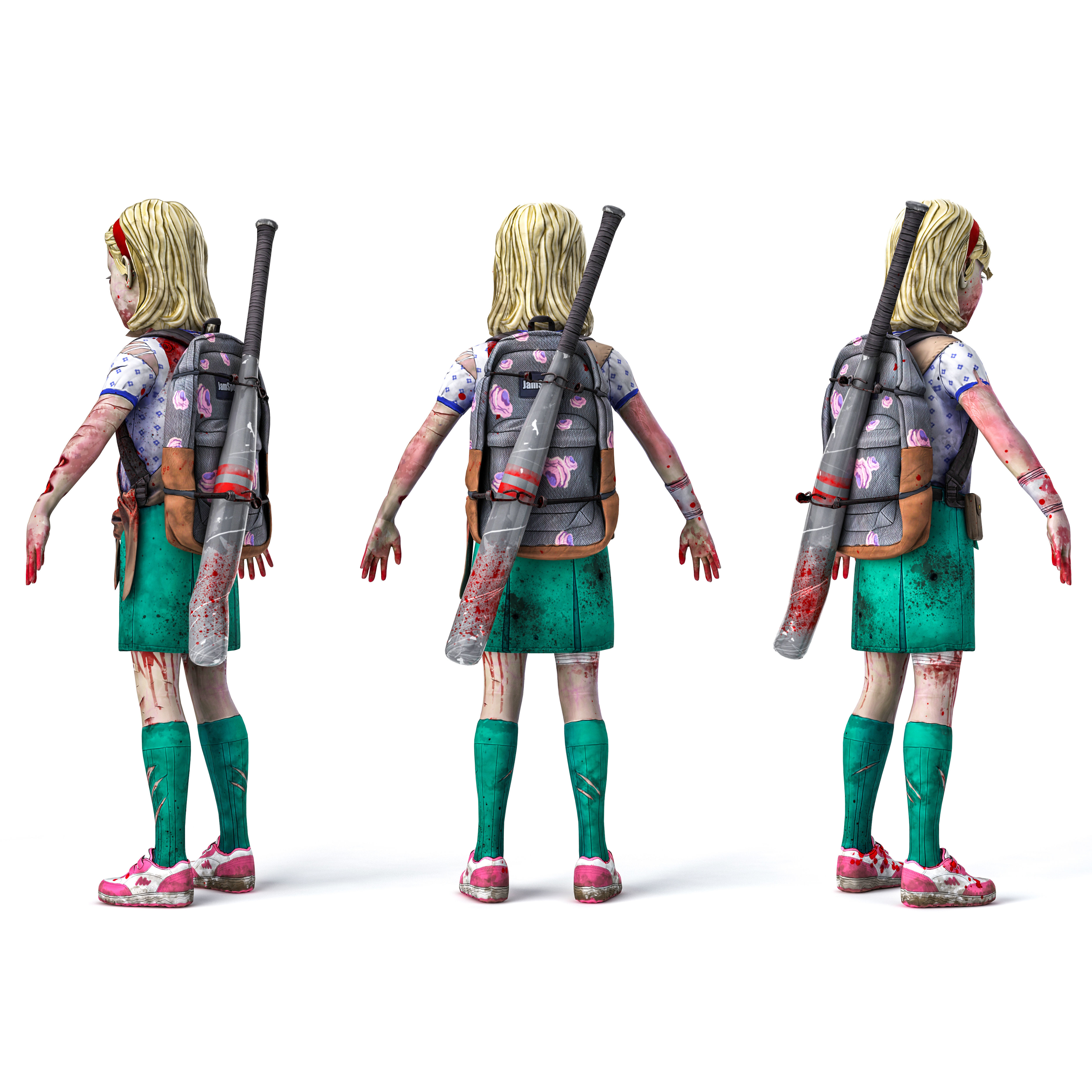 3D model ZOMBIE KID VR / AR / low-poly | CGTrader