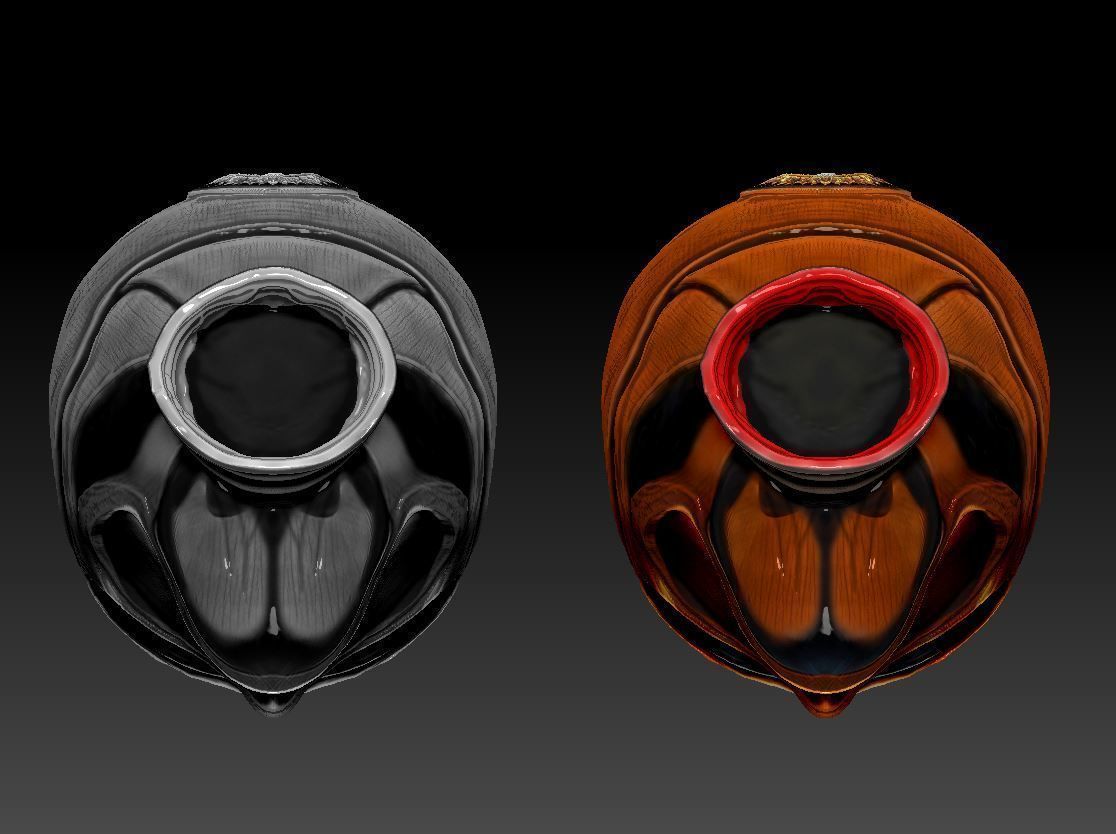 3D model Alien Helmet two colors VR / AR / low-poly | CGTrader