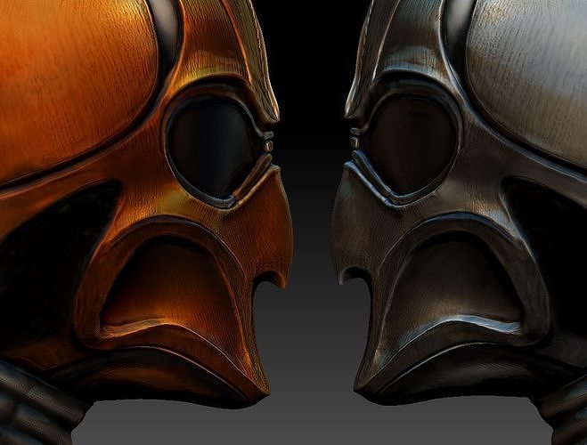 3D model Alien Helmet two colors VR / AR / low-poly | CGTrader