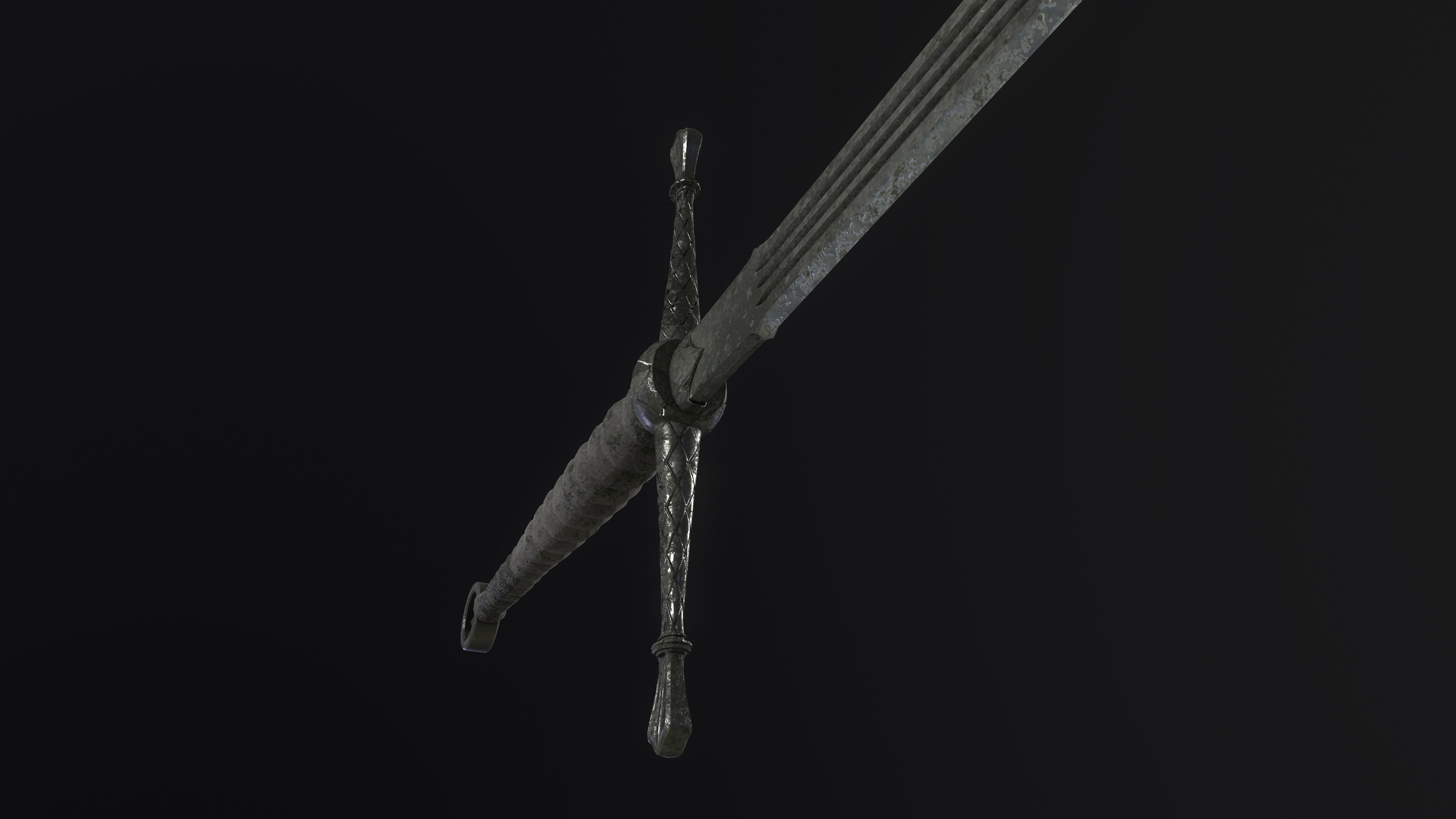 3D model Gallowglass Claymore - A Scottish-Irish Greatsword VR / AR ...
