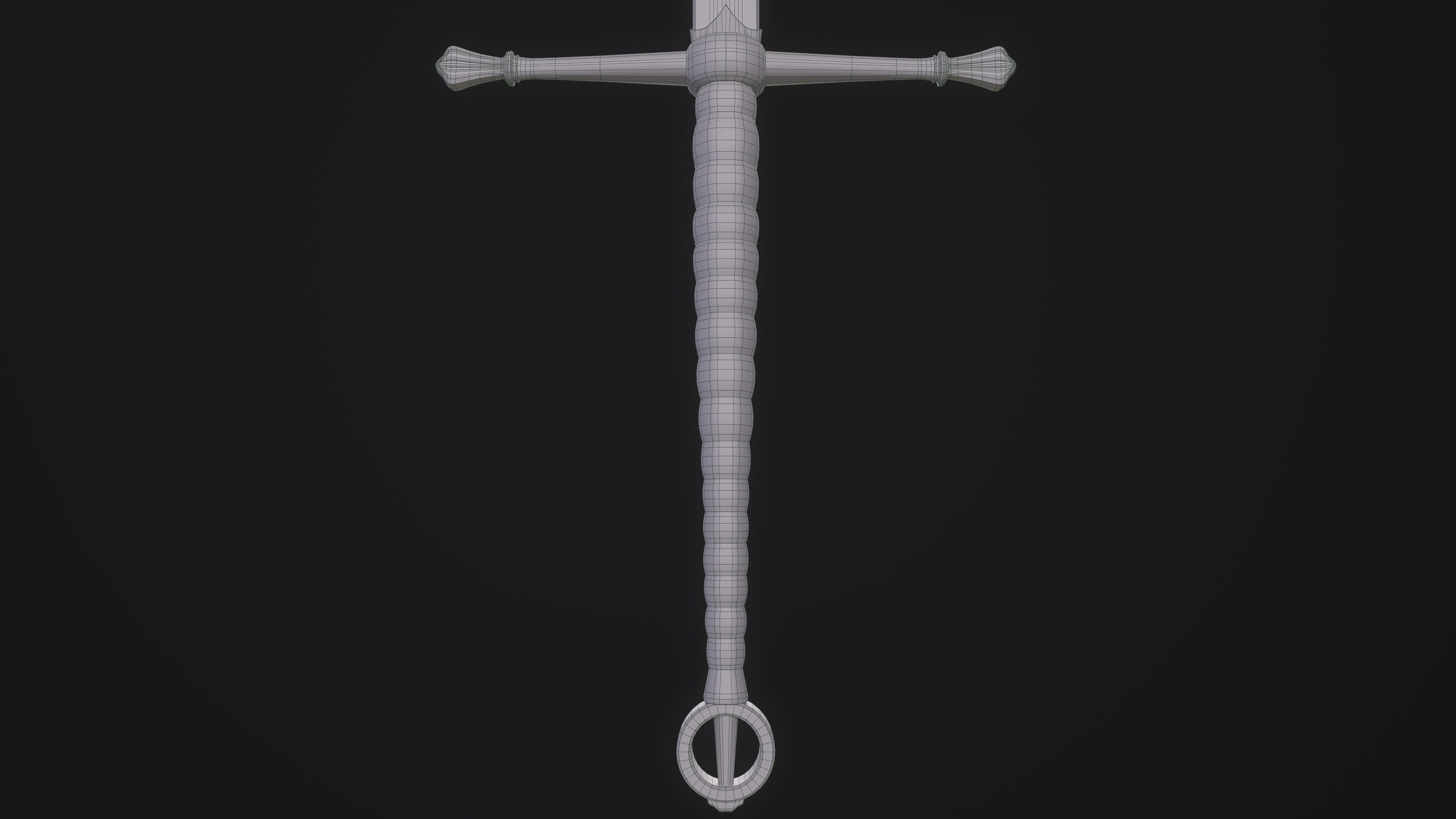 3D model Gallowglass Claymore - A Scottish-Irish Greatsword VR / AR ...