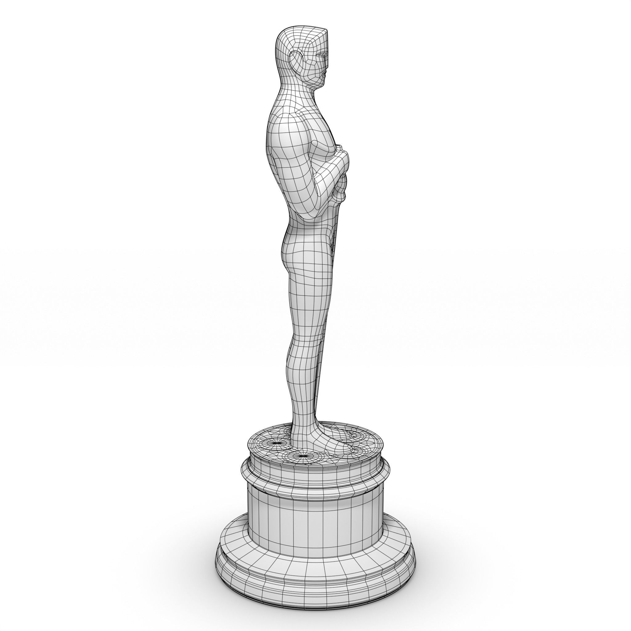 Oscar Statuette 3d Print Ready 3d Model 3d Printable Cgtrader