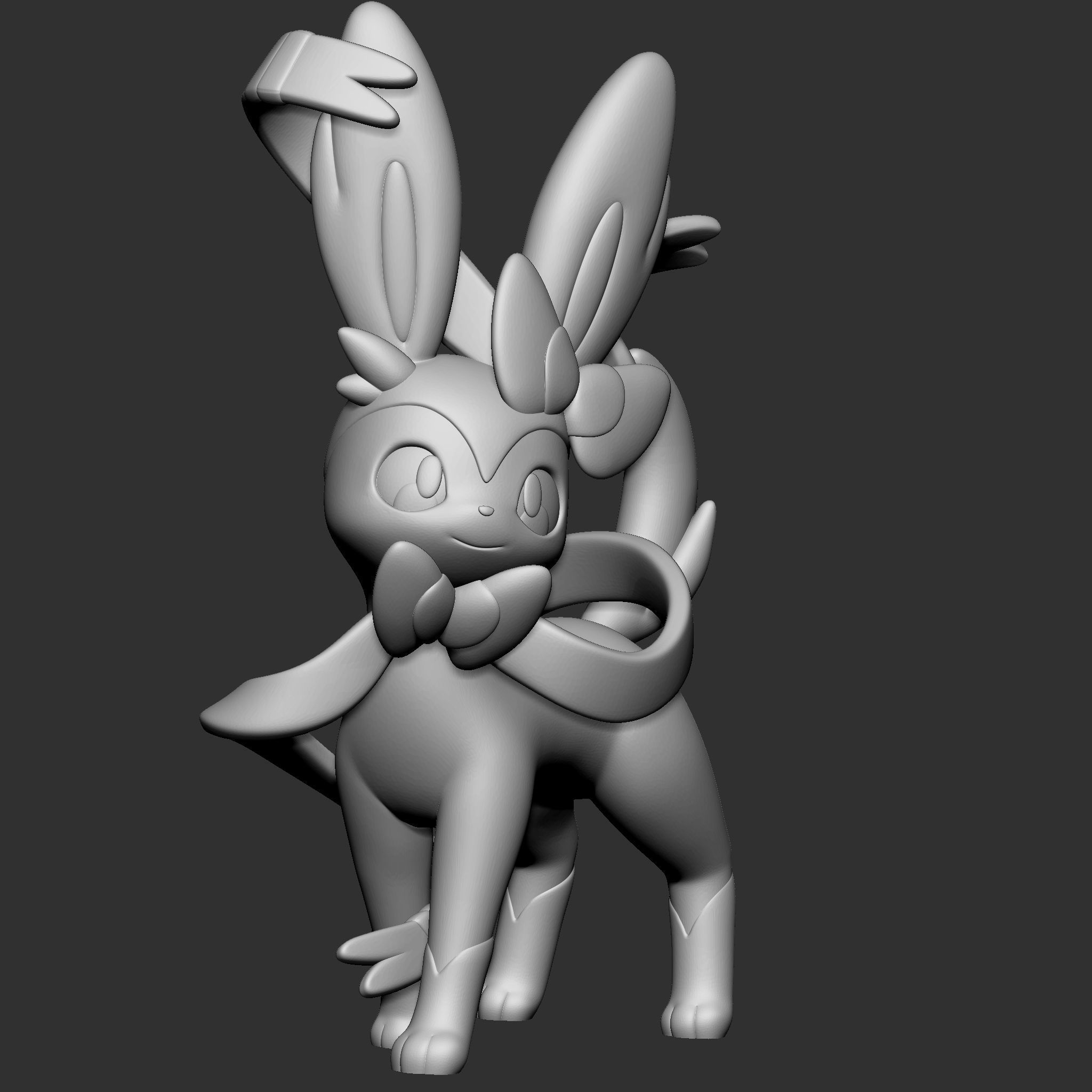 SYLVEON POKEMON 3D model 3D printable | CGTrader