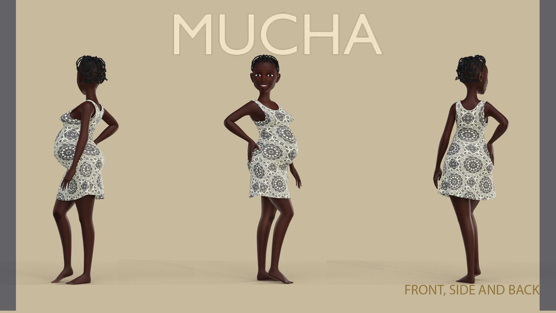 3D model MUCHA RIG MAYA VERSION VR / AR / low-poly | CGTrader