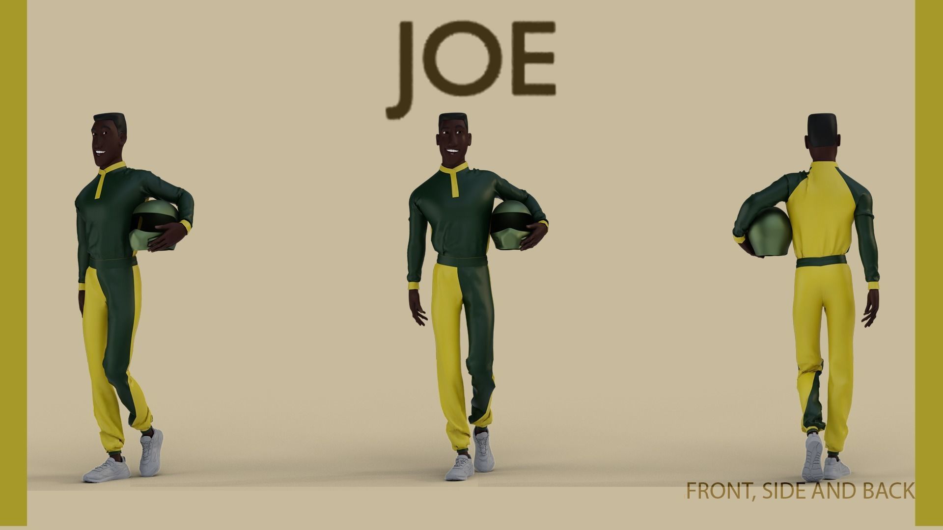 3D model JOE RIG BLENDER VERSION VR / AR / low-poly | CGTrader