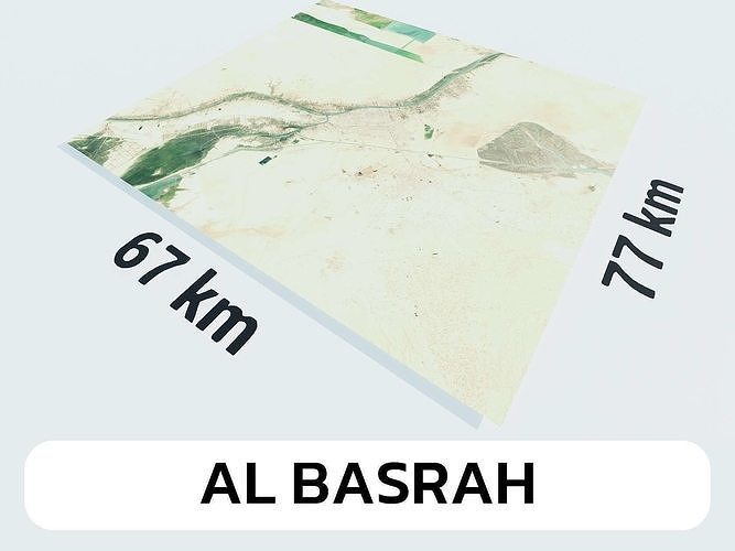 Al Basrah Iraq City Landscape 3D Model 3D model | CGTrader
