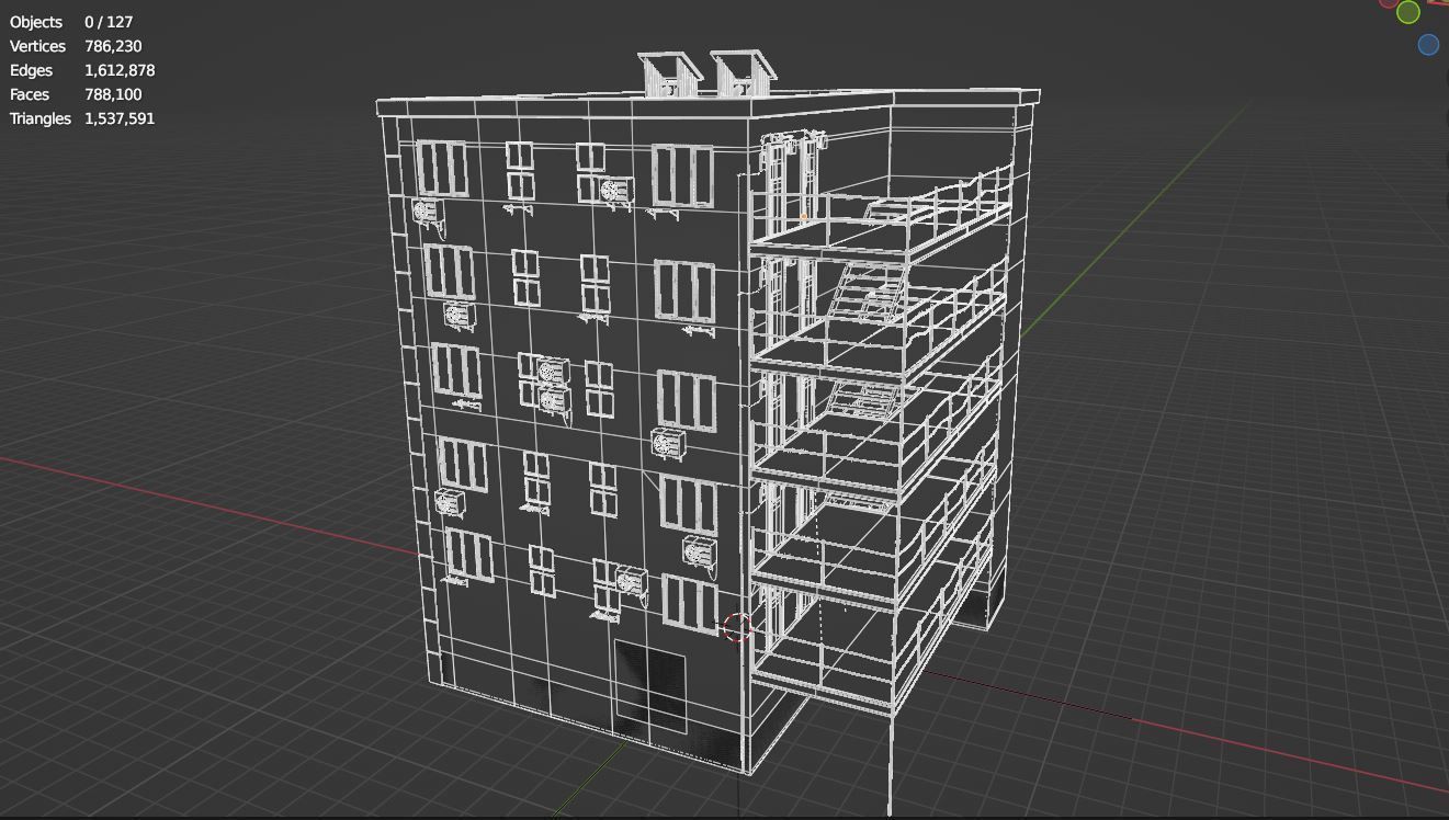 Cyberpunk Building free 3D model | CGTrader