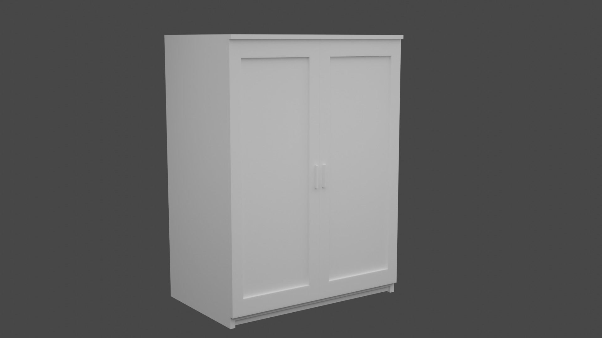 IKEA BRIMNES Wardrobe 3D model rigged | CGTrader