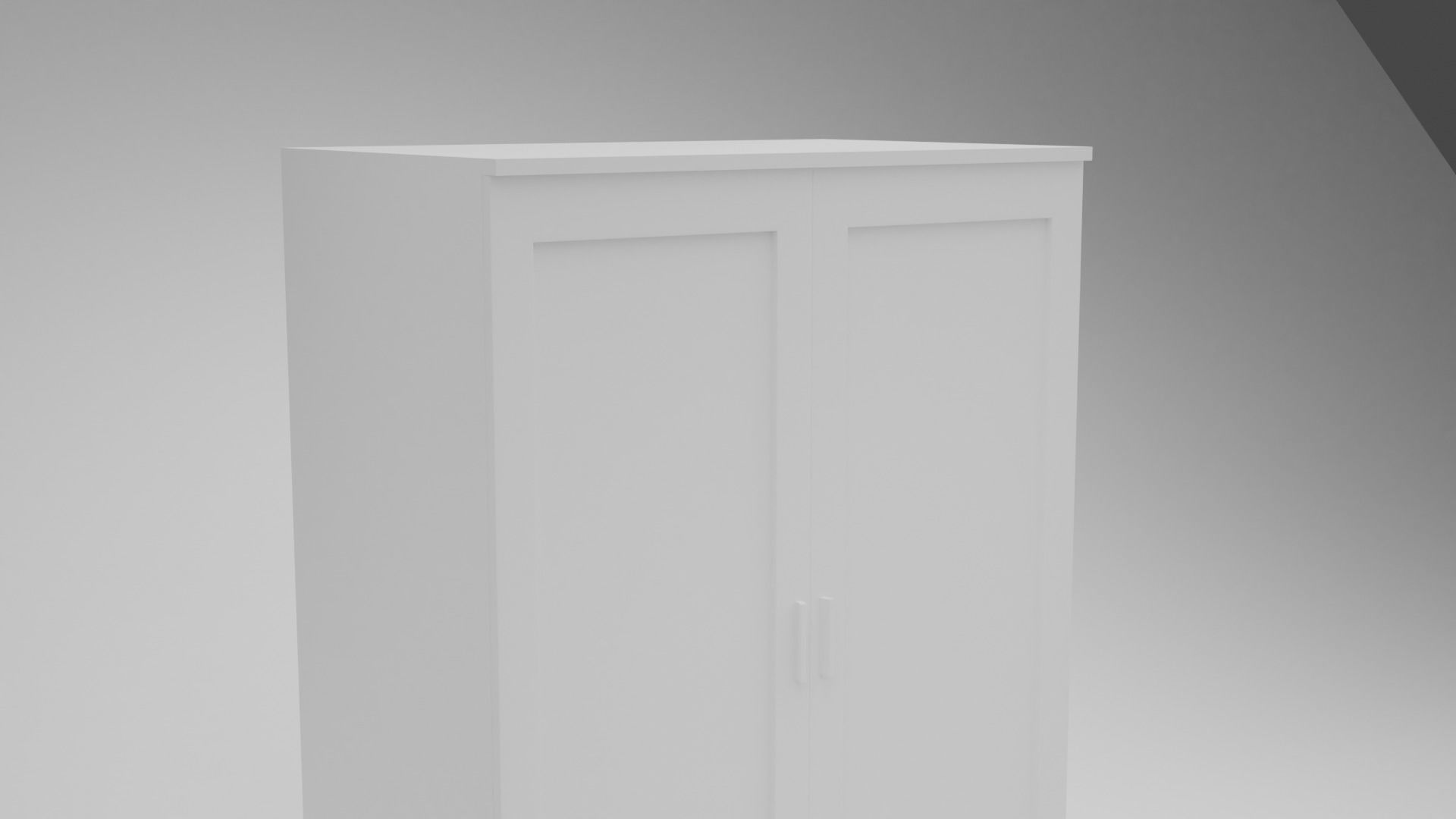 IKEA BRIMNES Wardrobe 3D model rigged | CGTrader