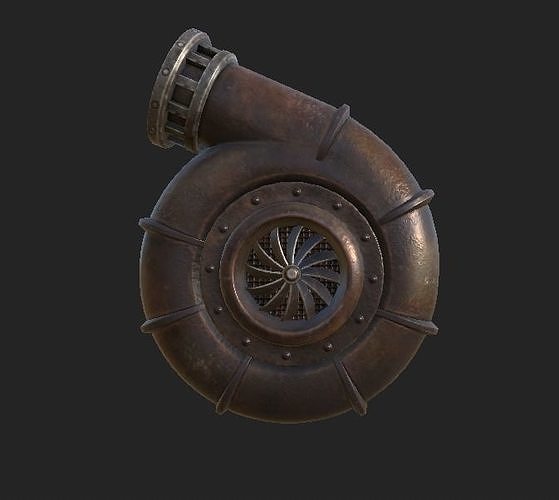 3D model Vent Pipe PBR 4K GameReady VR / AR / low-poly | CGTrader