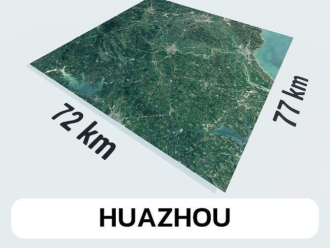 Huazhou China City Landscape 3D Model 3D model | CGTrader