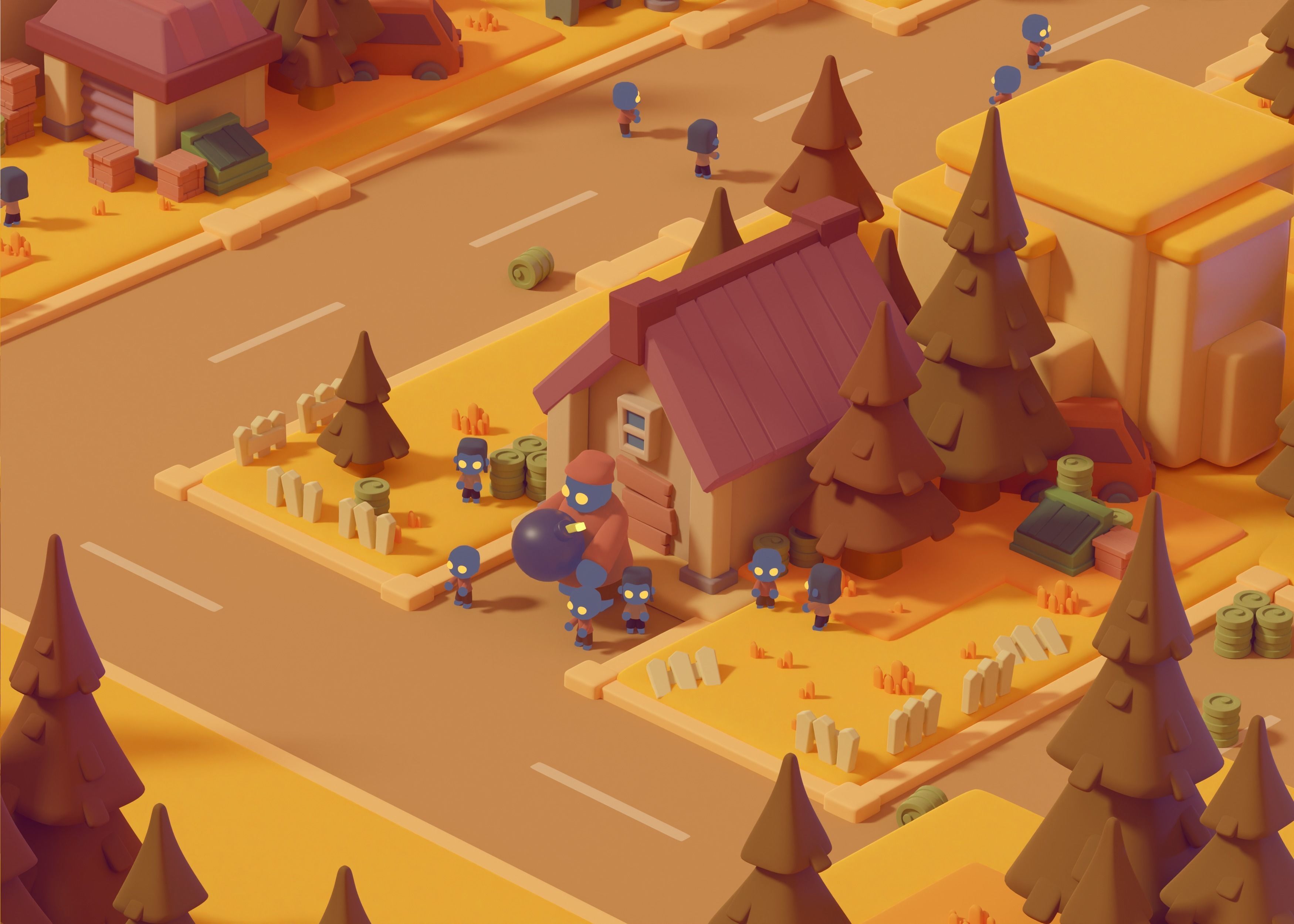 3D model Nature - Tree Pack 02 Stylized 3D Game Assets VR / AR / low ...