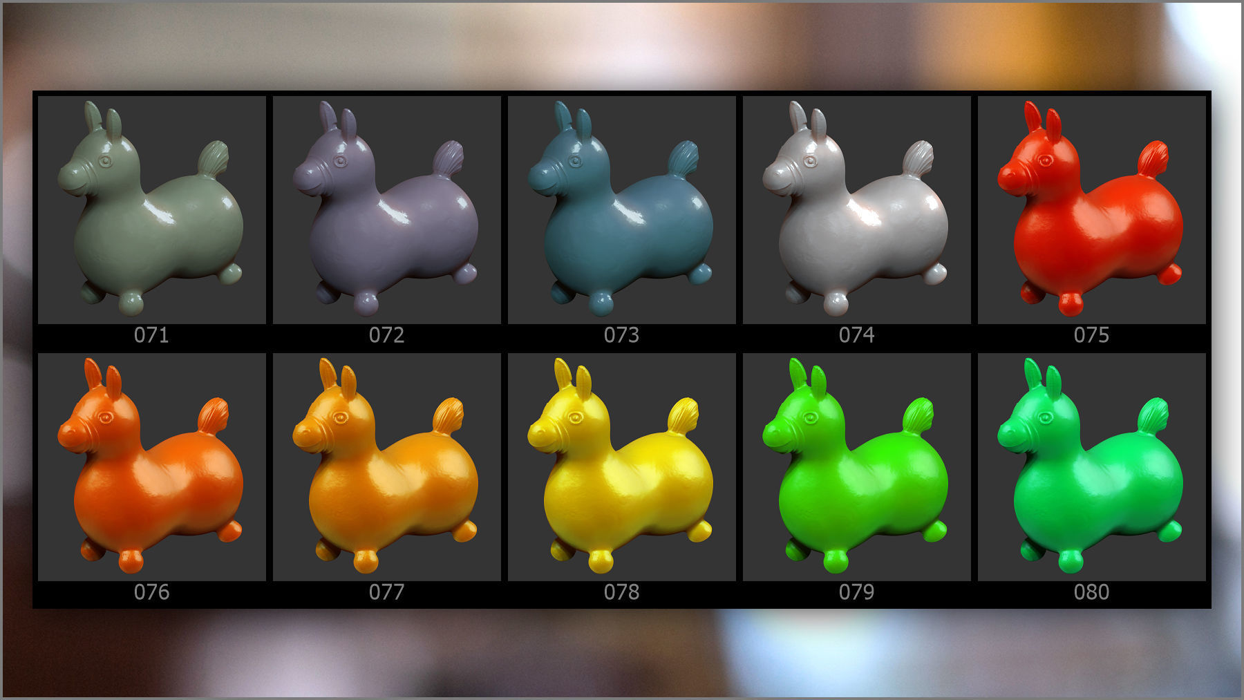 Matcaps Megapack 100 Plastic And Rubber For ZBrush Texture | CGTrader