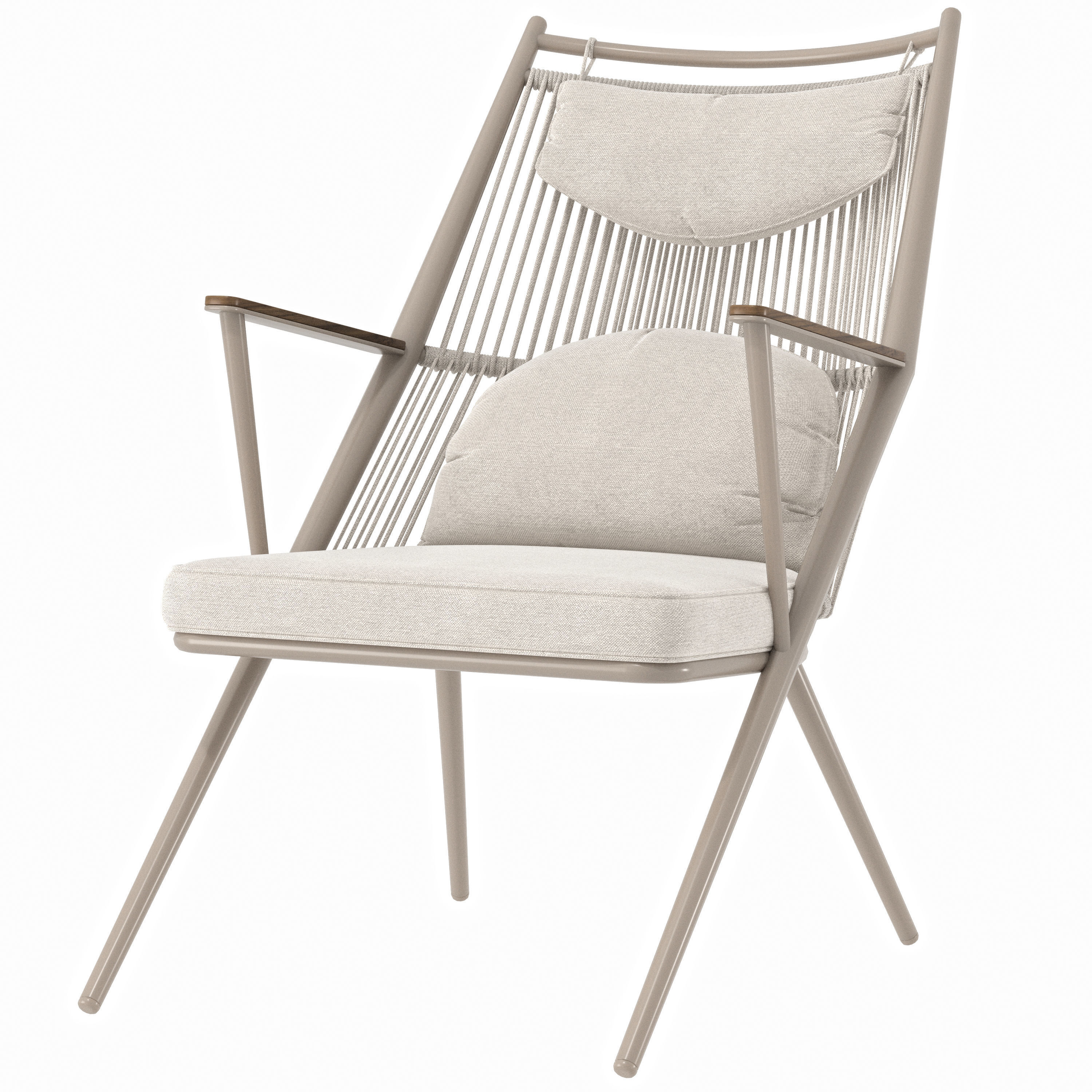 sette garden luce armchair 3D model | CGTrader