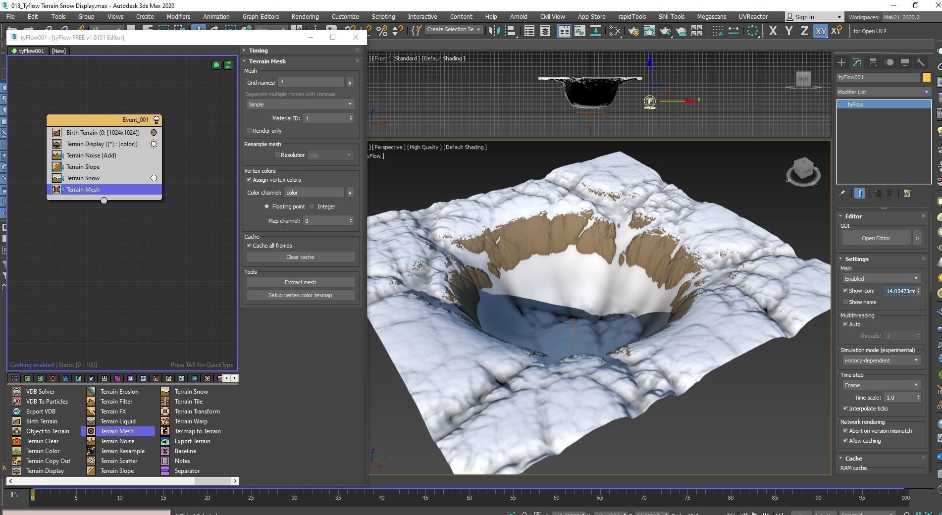 Tyflow Terrain in 3ds max e non solo 3D model | CGTrader