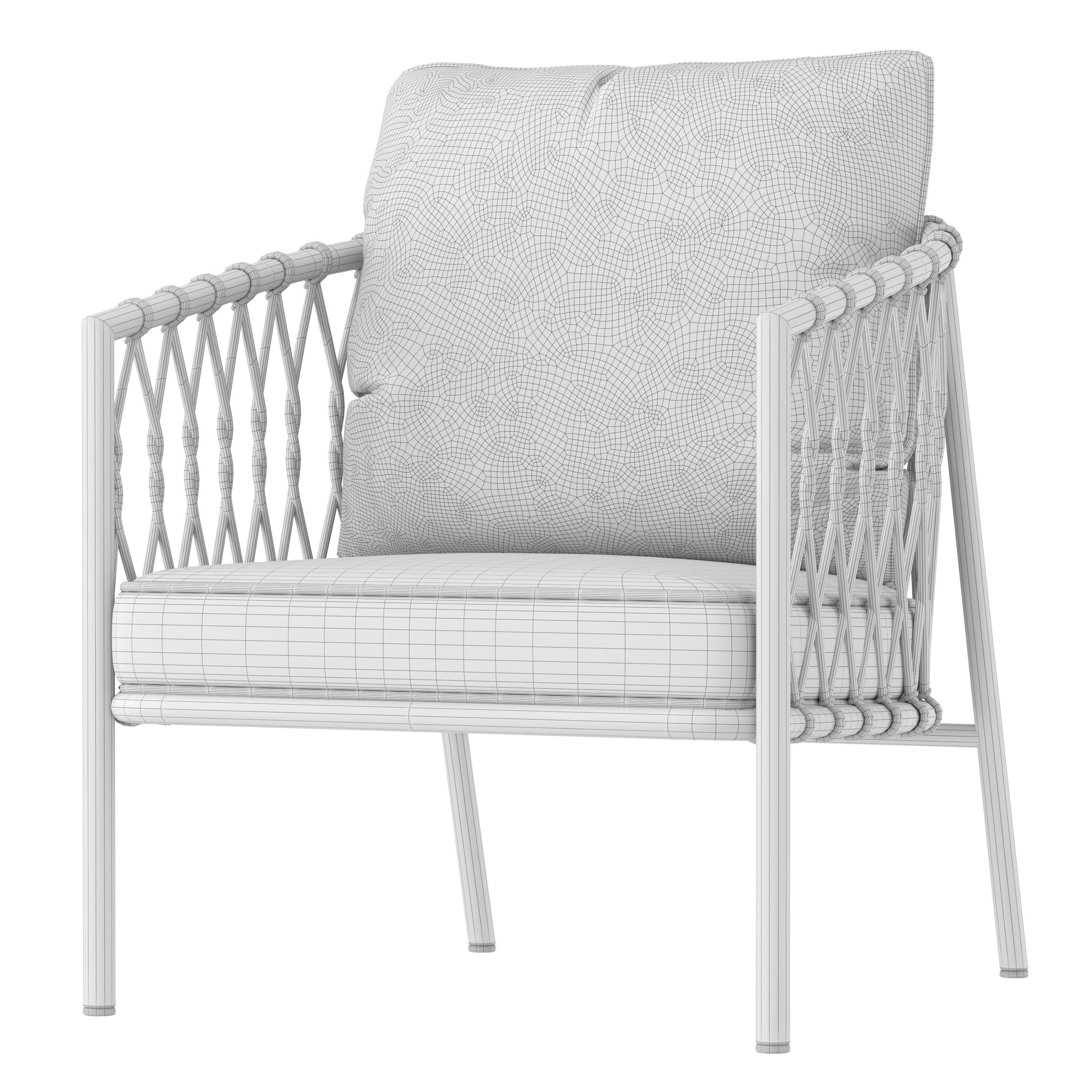 sette garden orka armchair 3D model | CGTrader