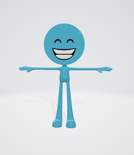 Emoji Guy Free 3d Model Cgtrader