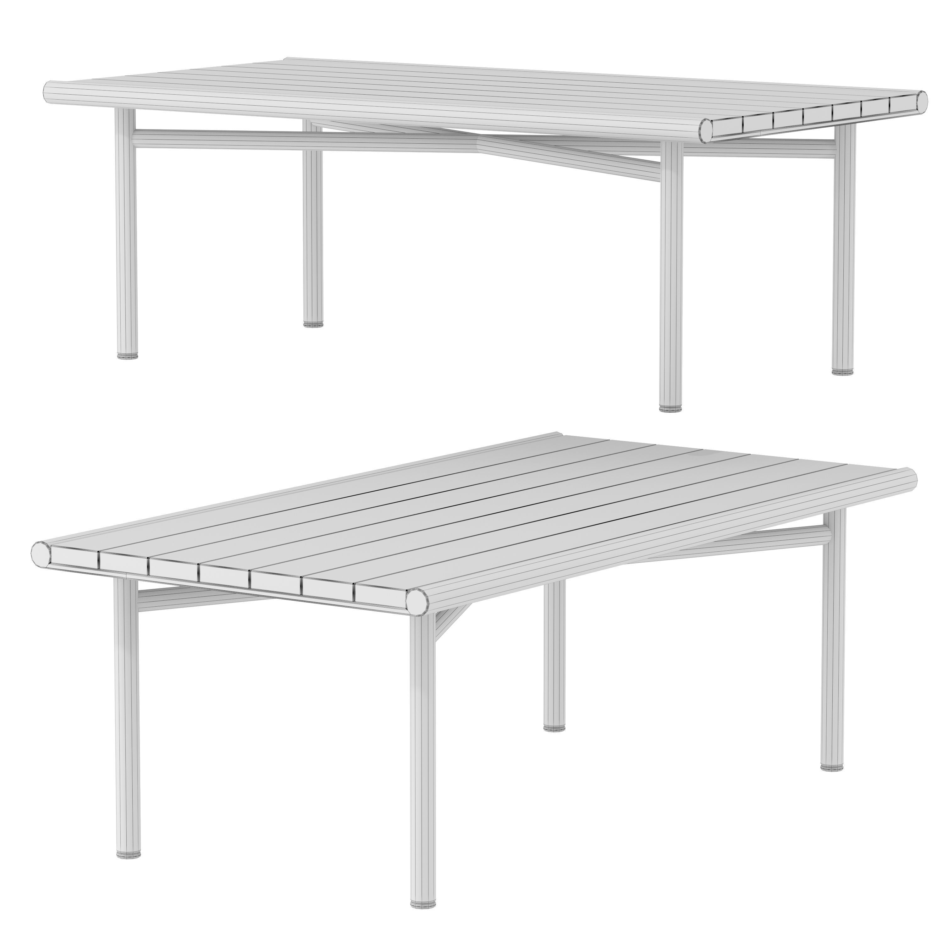 sette garden orka coffee table 3D model | CGTrader