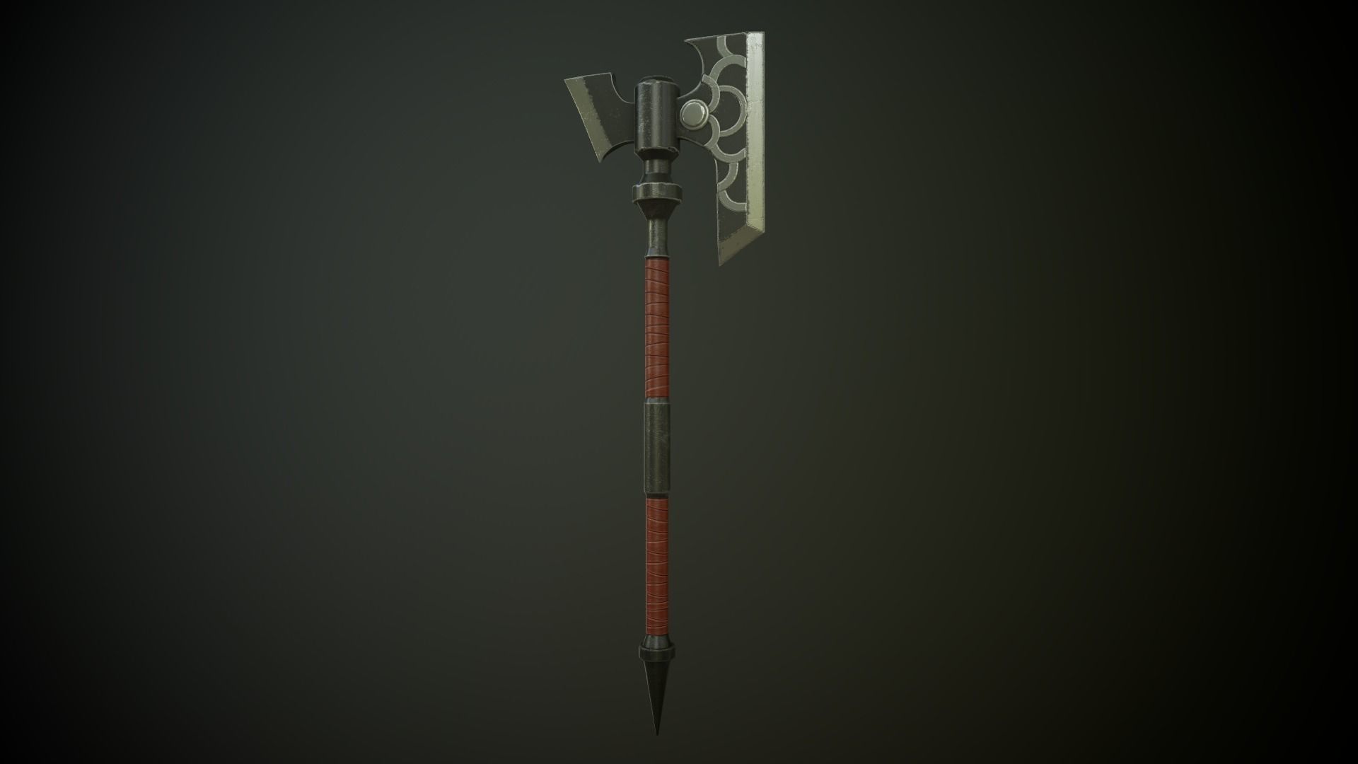 3D model Fantasy Battle Axe VR / AR / low-poly | CGTrader