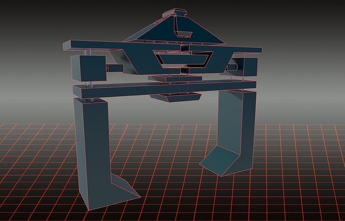 Tron Recognizer - Grid Patrol Ship 3D model 3D printable | CGTrader