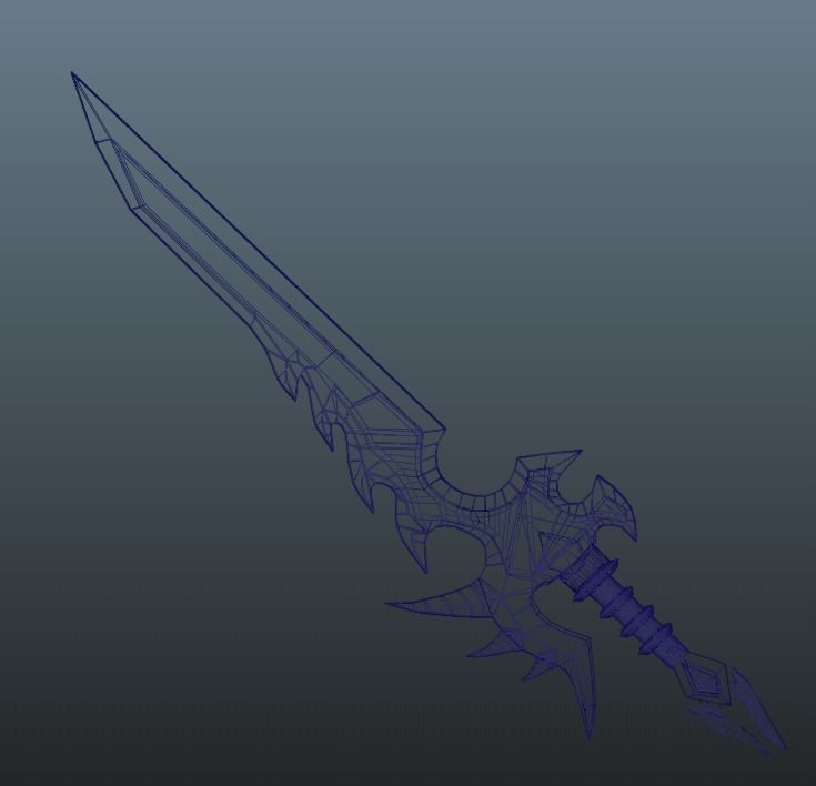 Sword of Arcane Might 3D model | CGTrader